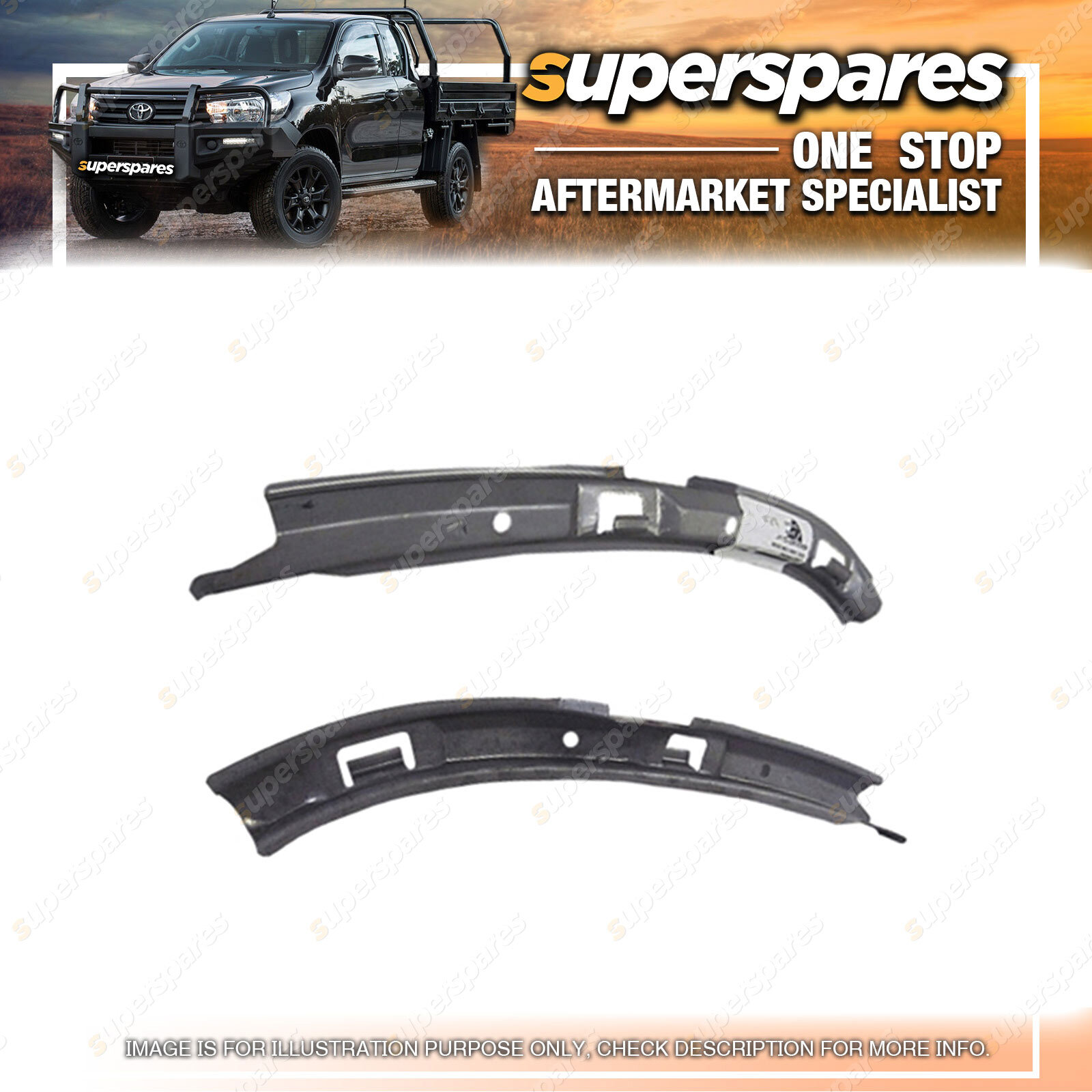 RH &LH Front Bumper Bar Reinforcement W/ Brackets for Honda Civic EK ...