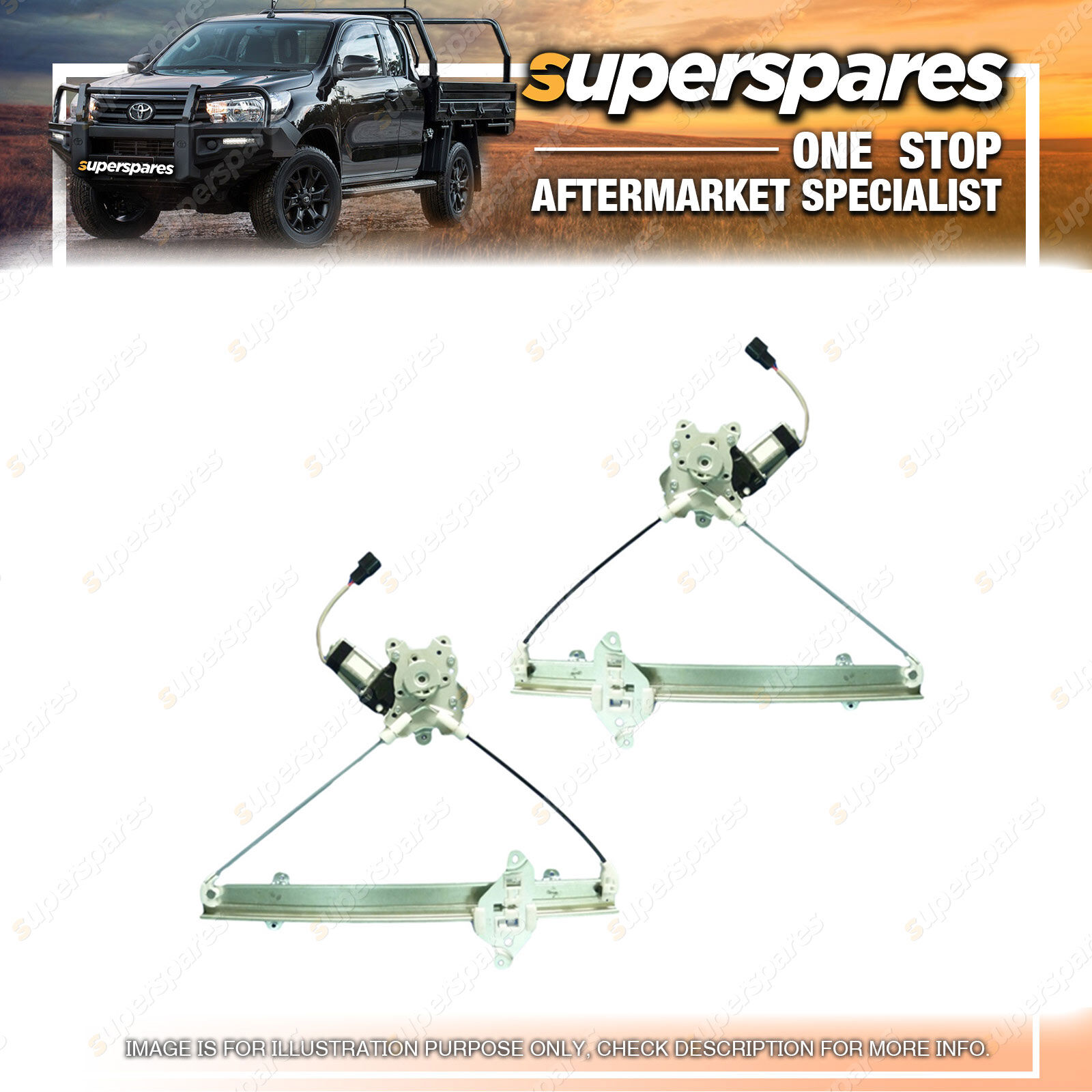 RH & LH Front E- Window Regulator With Motor for Mitsubishi Outlander ...