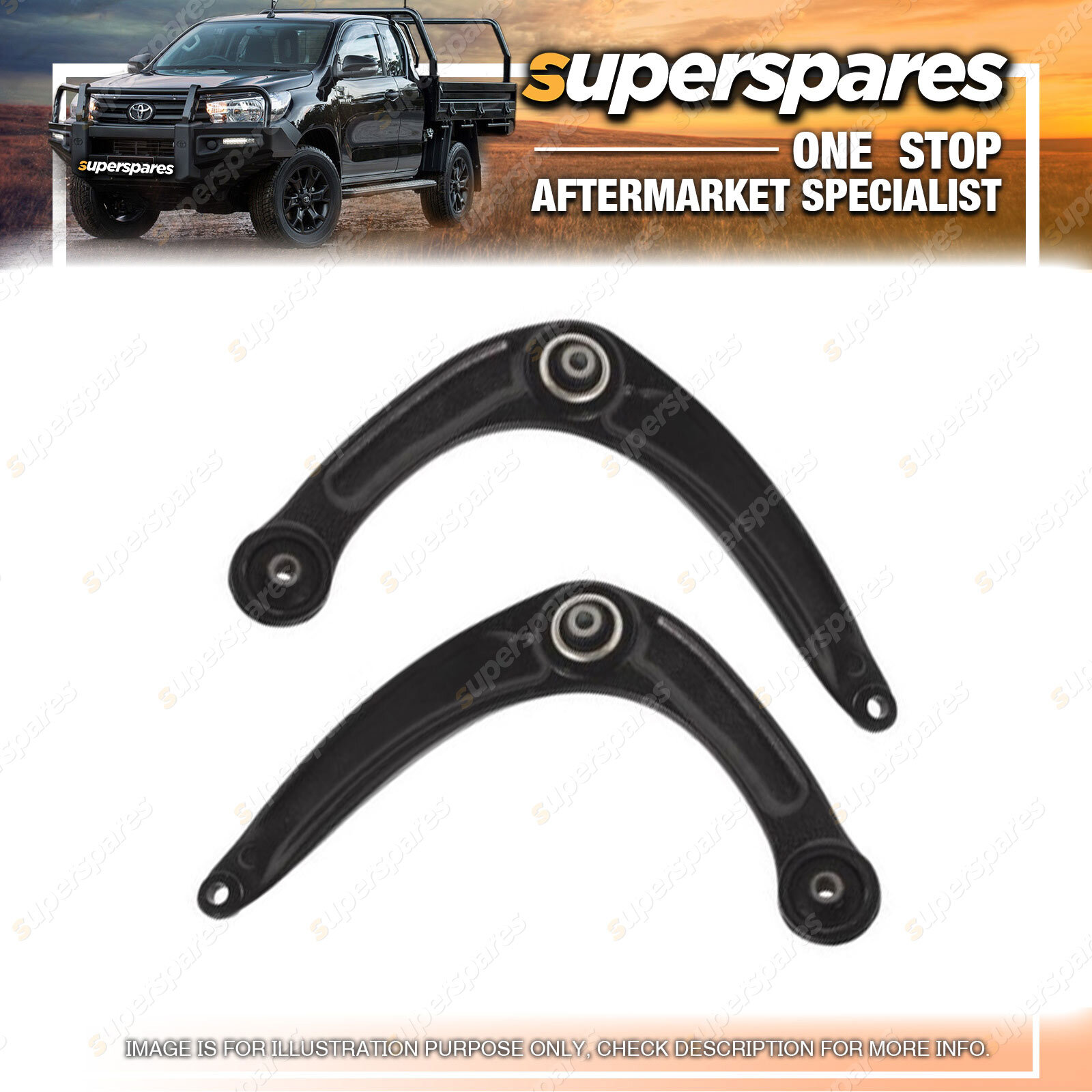 RH & LH Front Lower Control Arm for Peugeot 3008 T8 2010-2017 Without ...