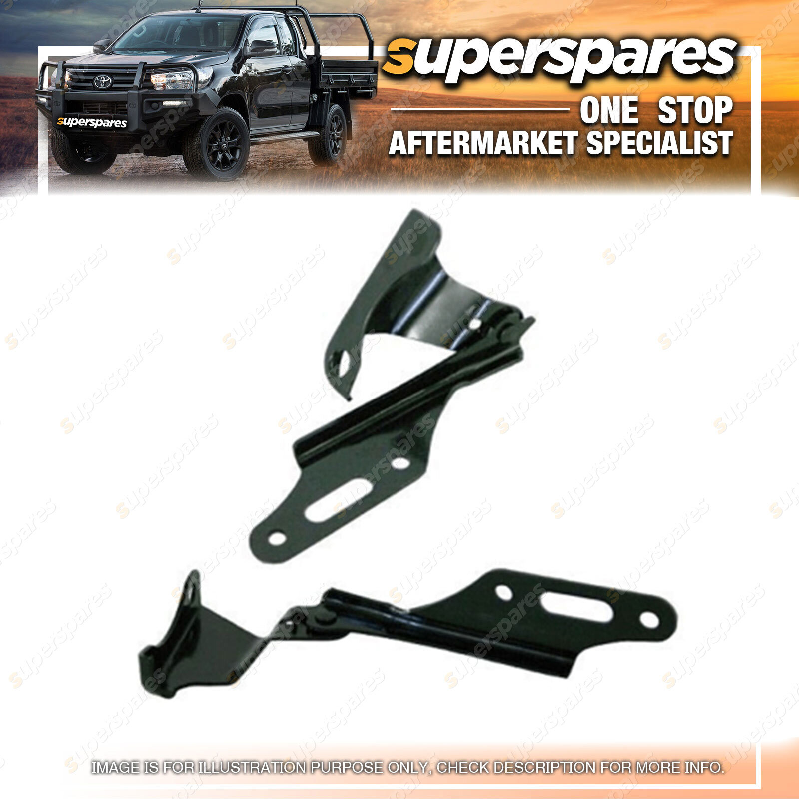 Pair of Right & Left Side Bonnet Hinge for Honda Cr V 2001 - 2007 ...