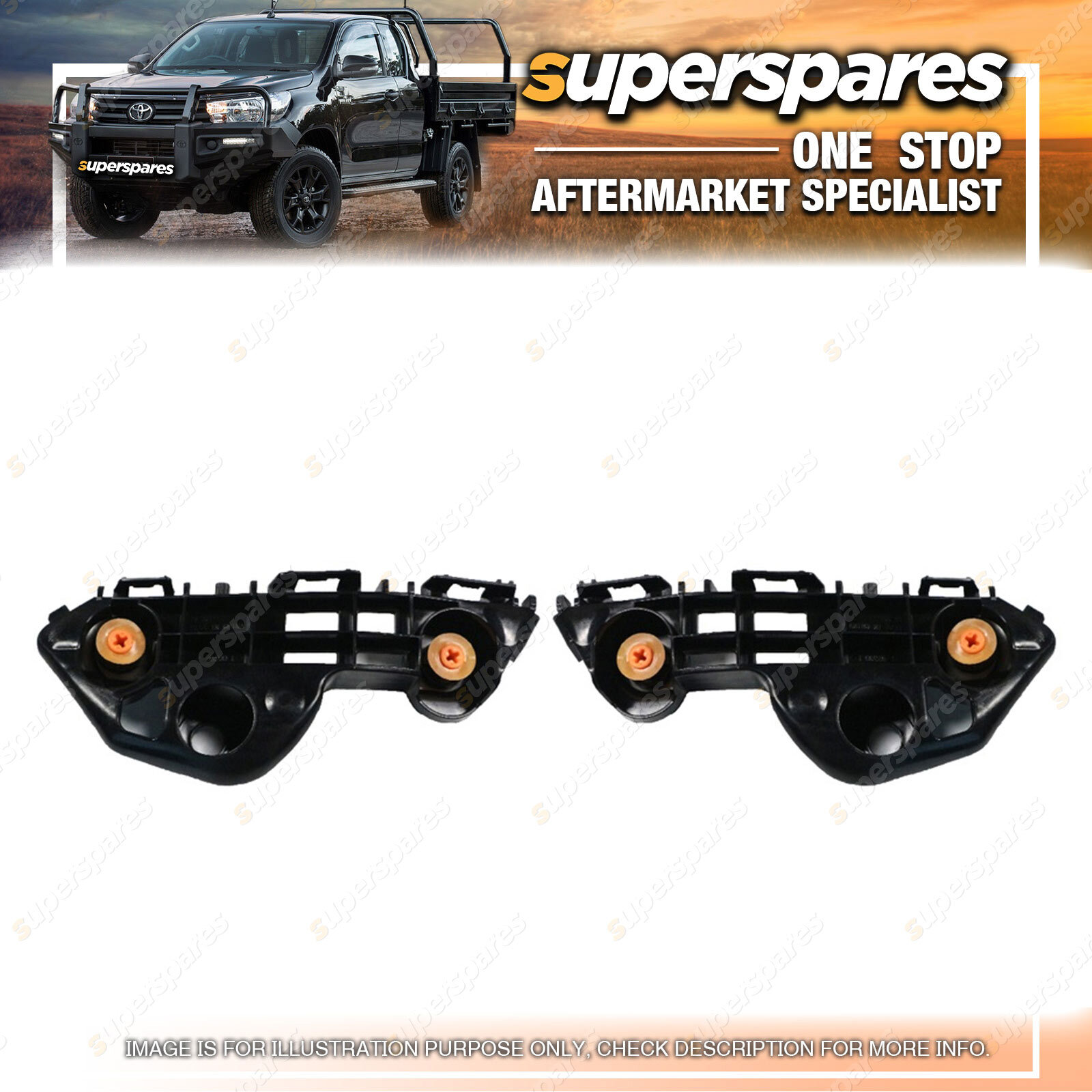 RH & LH Front Bumper Bar Support for Toyota Camry ASV70 GSV70 AXVH71 09 ...