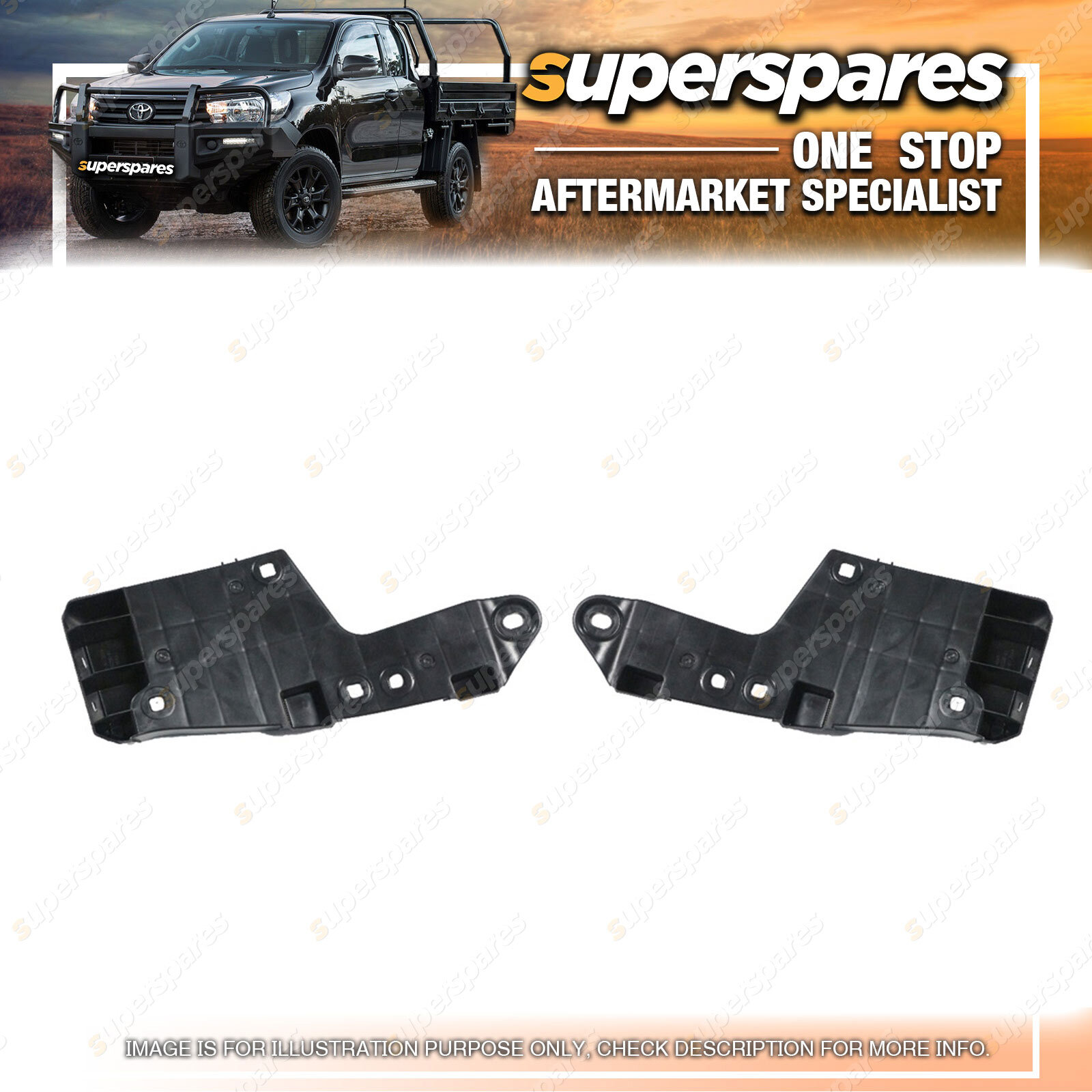 RH & LH Rear Bumper Bar Support for Toyota Camry ASV70 GSV70 AXVH71 09/ ...