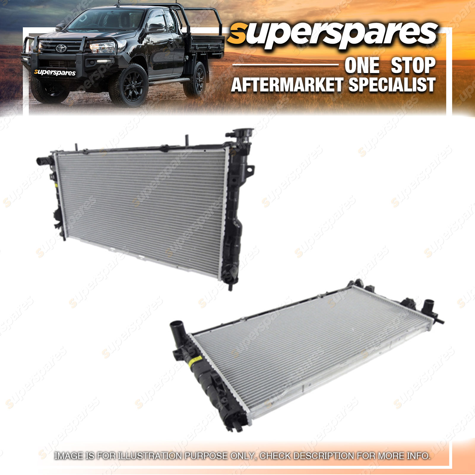 Radiator for Chrysler Voyager RS 33 Litre V6 Petrol Automatic Ega ...