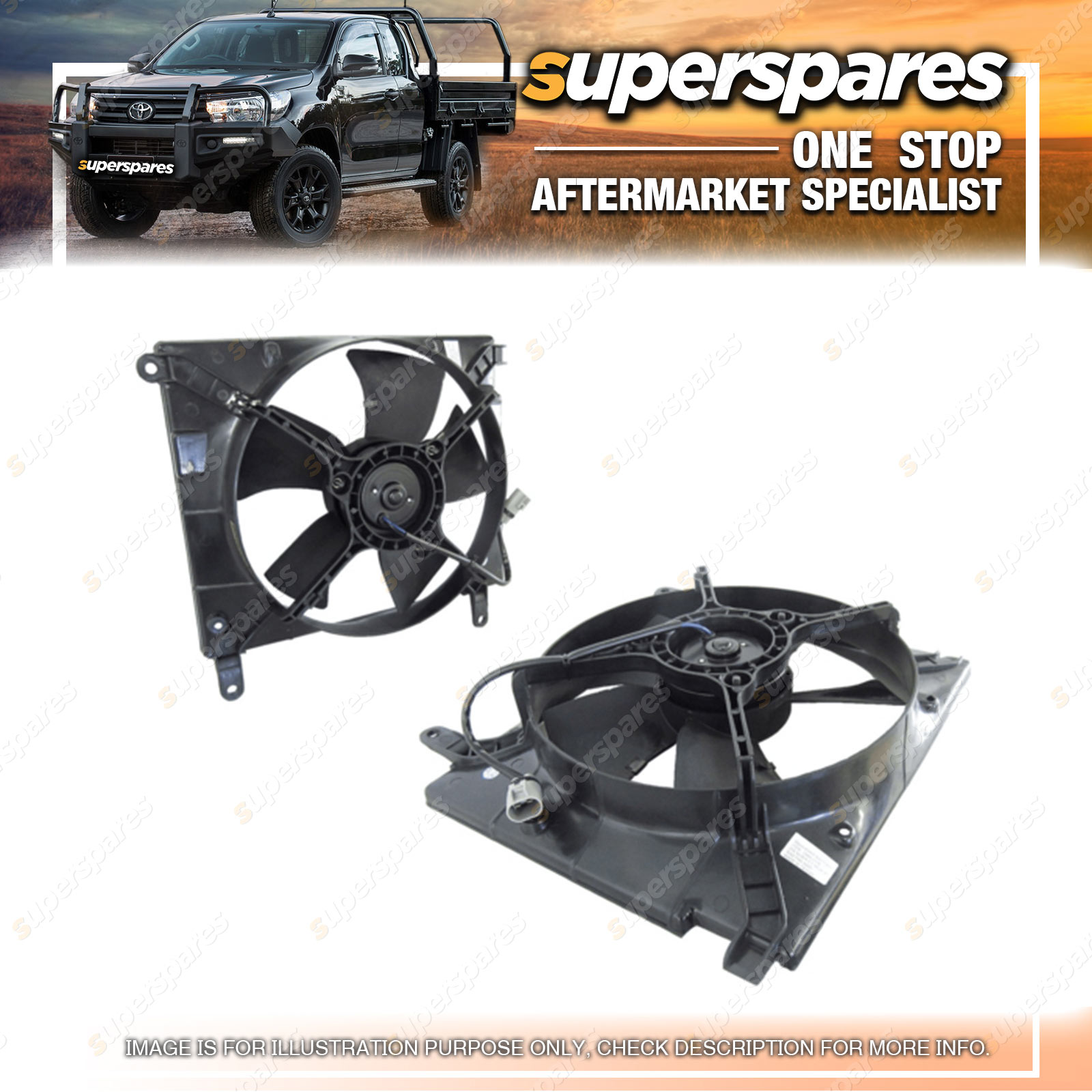 Radiator Fan for Daewoo Nubira J100 J150 2.0L Inline 4 Petrol X20Sed ...