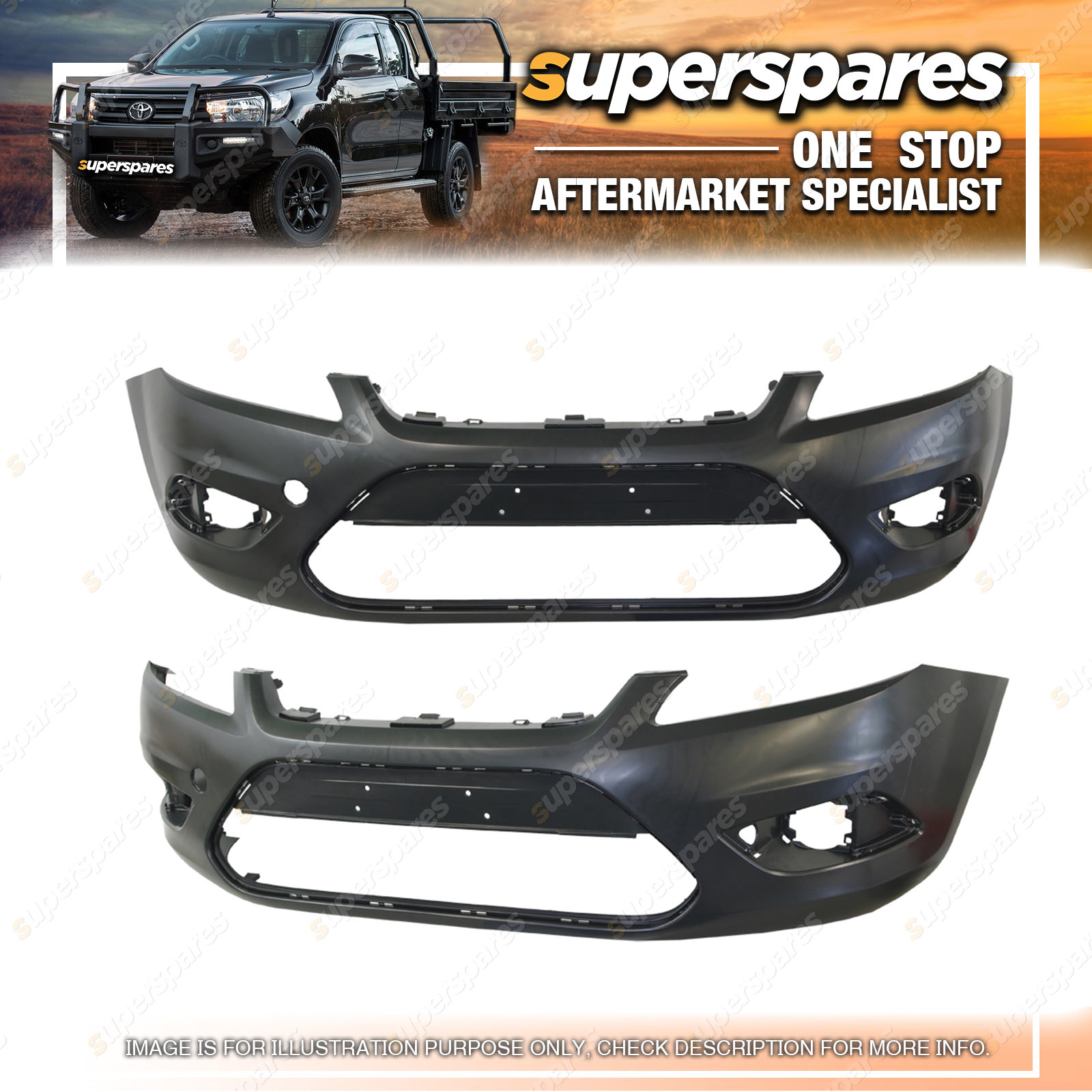 Front Bumper Bar Cover for Ford Focus LV Does Not Fit Xr5 And Turbo ...
