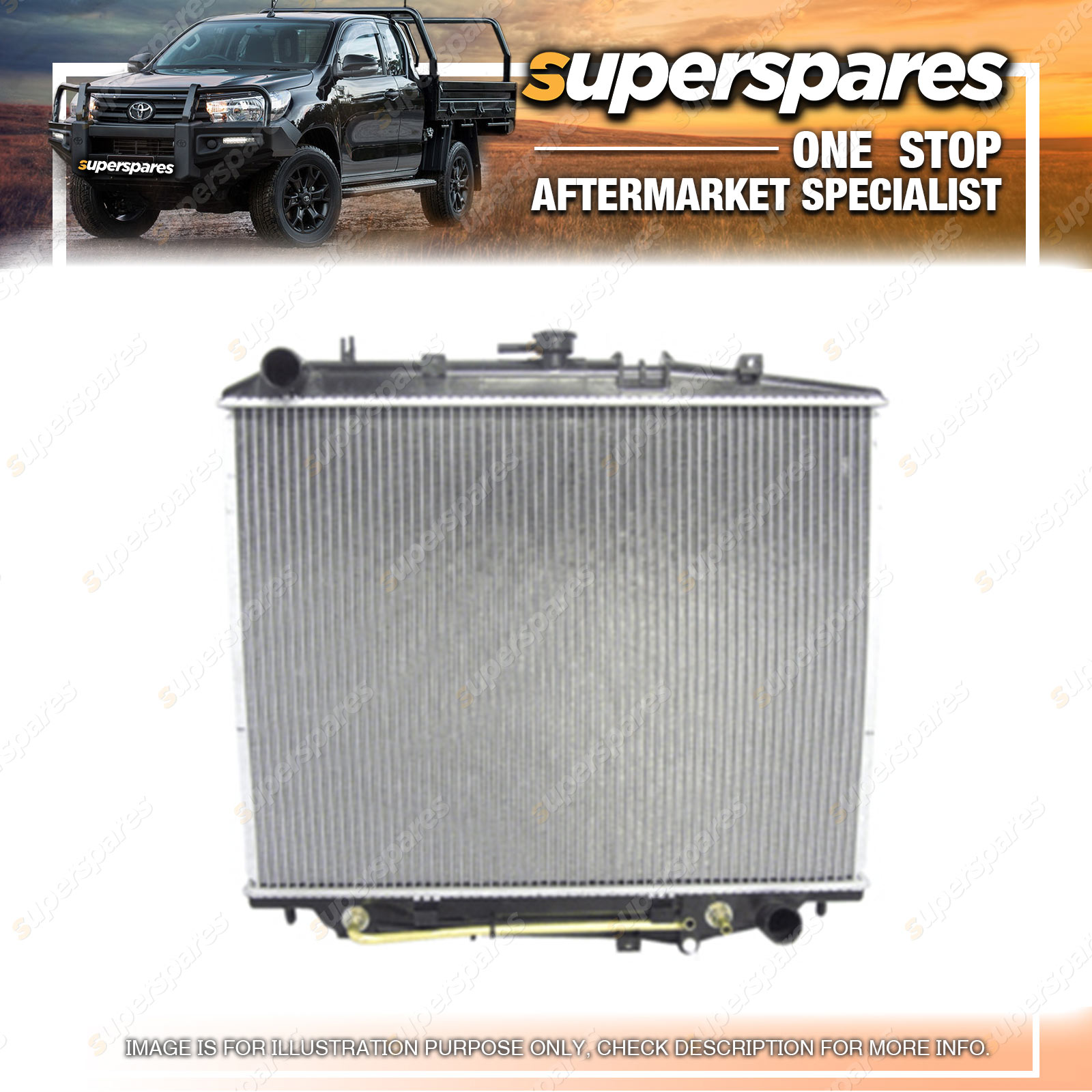 Superspares Radiator for Holden Jackaroo Automatic Automatic 05/1998-12 ...
