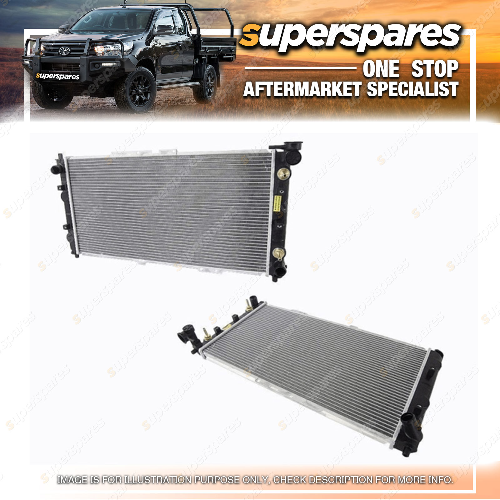 Radiator for Mazda 323 Astina BA 1.8 Litre Inline 4 Bpze 07/1994-08/ ...