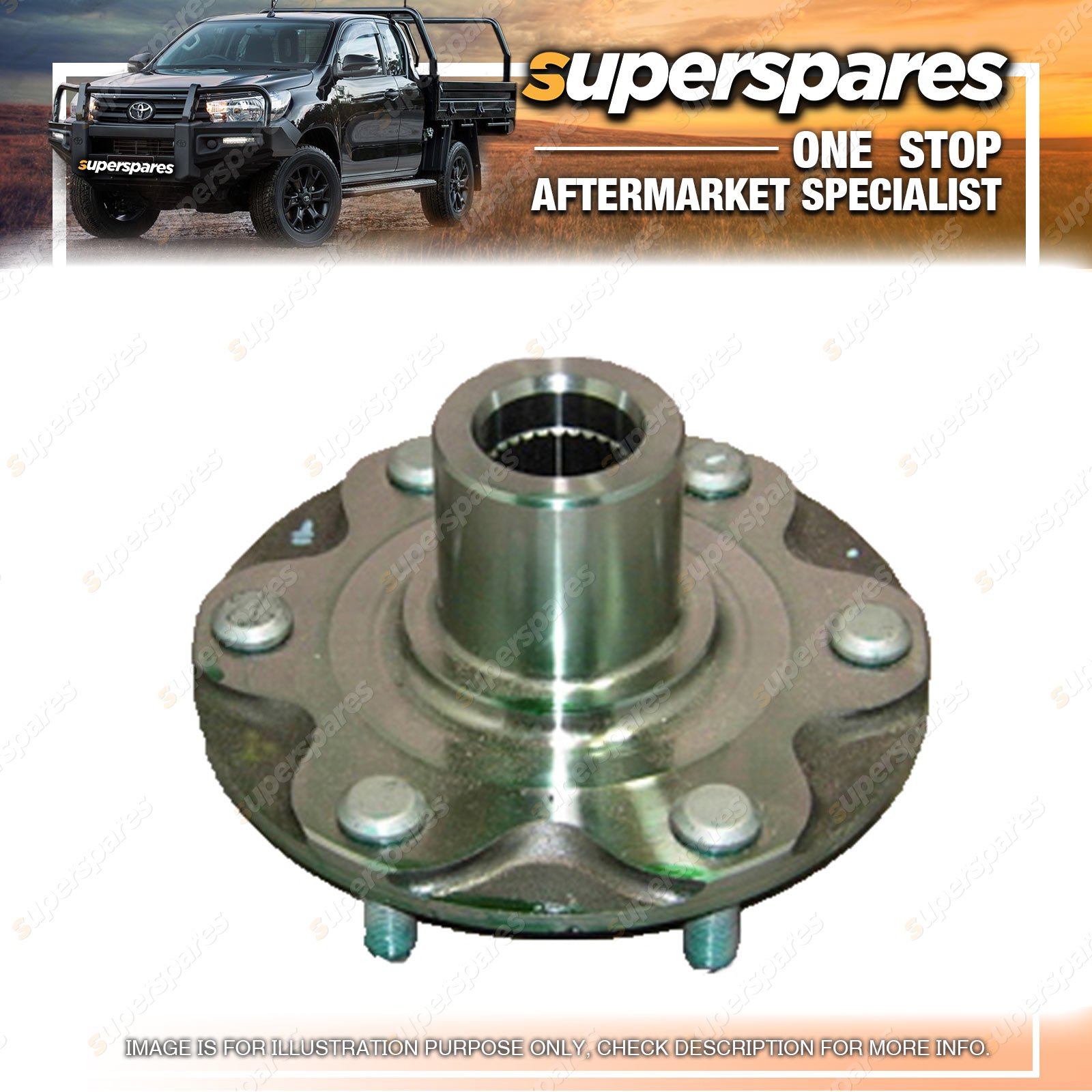 Front Wheel Hub for Toyota Landcruiser Prado J120 SERIES 02/2003-10/ ...