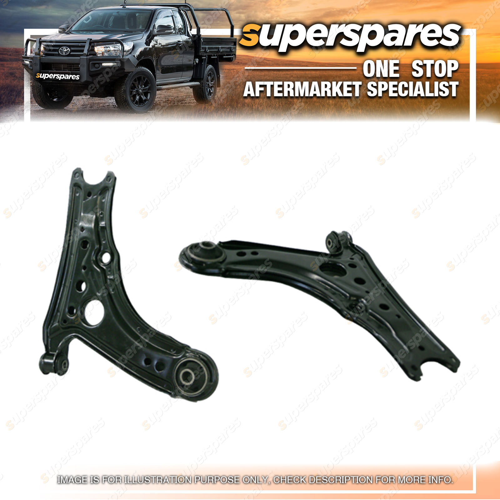 LH OR RH Front Lower Control Arm for Volkswagen Polo 6N 12/1996-07/2002 ...