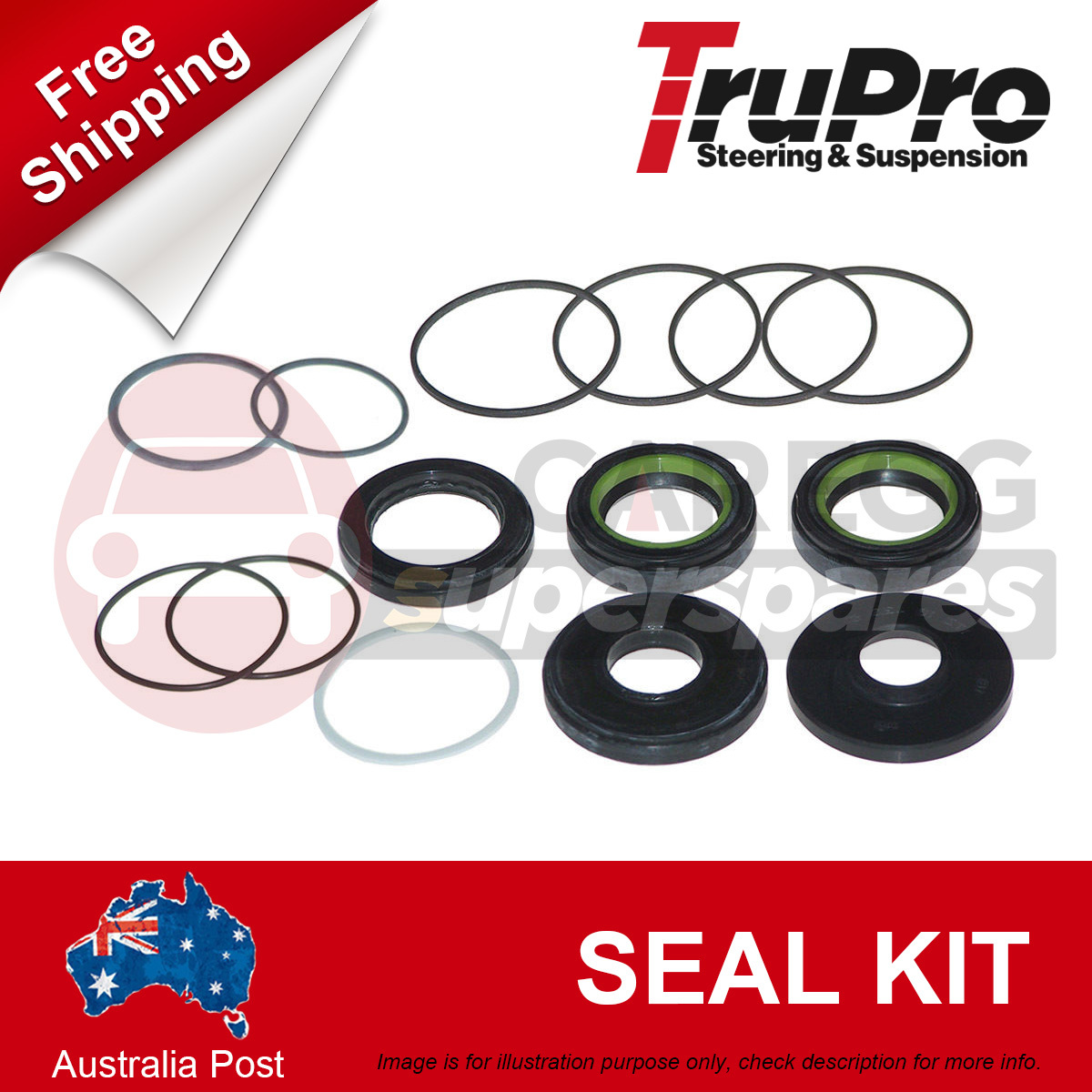 Power Steering Pump Seal Kit for TOYOTA Hilux RZN169 RZN174 10/1997-10/ ...