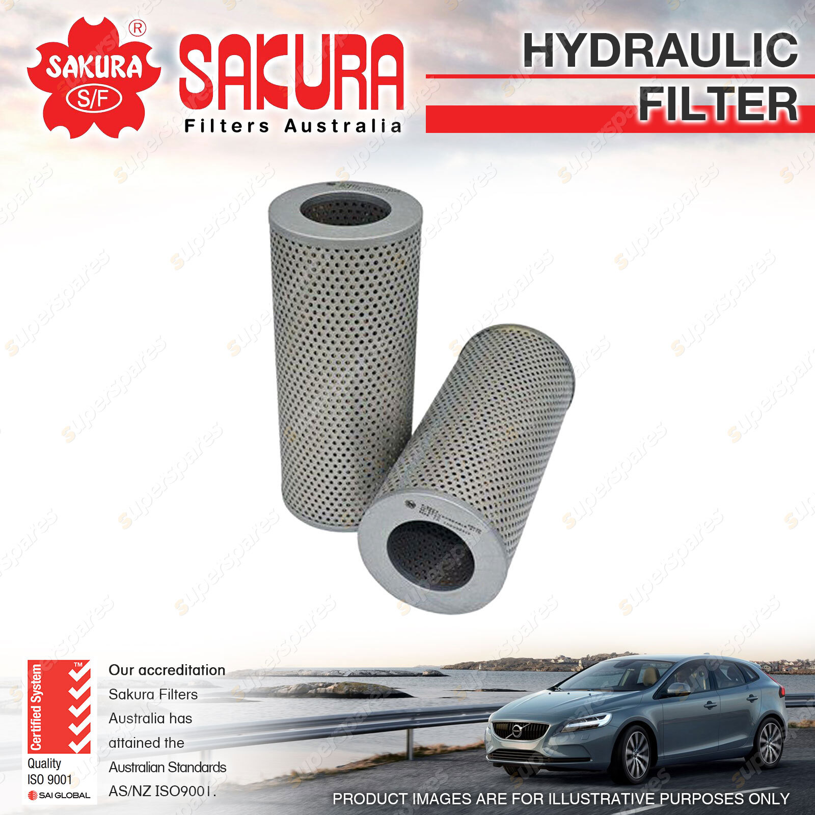Sakura Hydraulic Oil Filter for Kenworth C500 15.2L CAT C15 I6 12V OHV ...