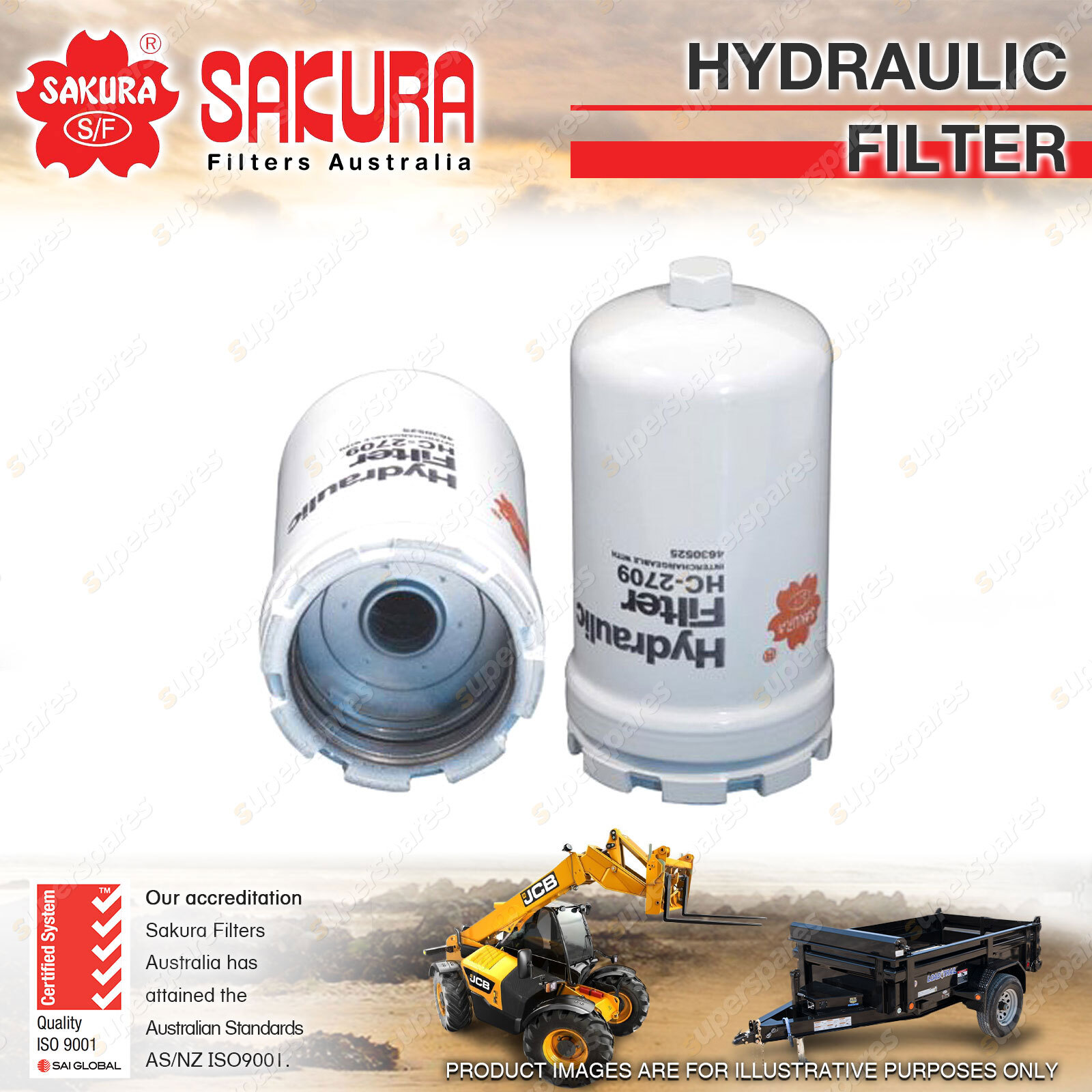 Sakura Hydraulic Oil Filter for Hitachi ZX120 ZX1305 ZX160 ZX170 ZX260 ...