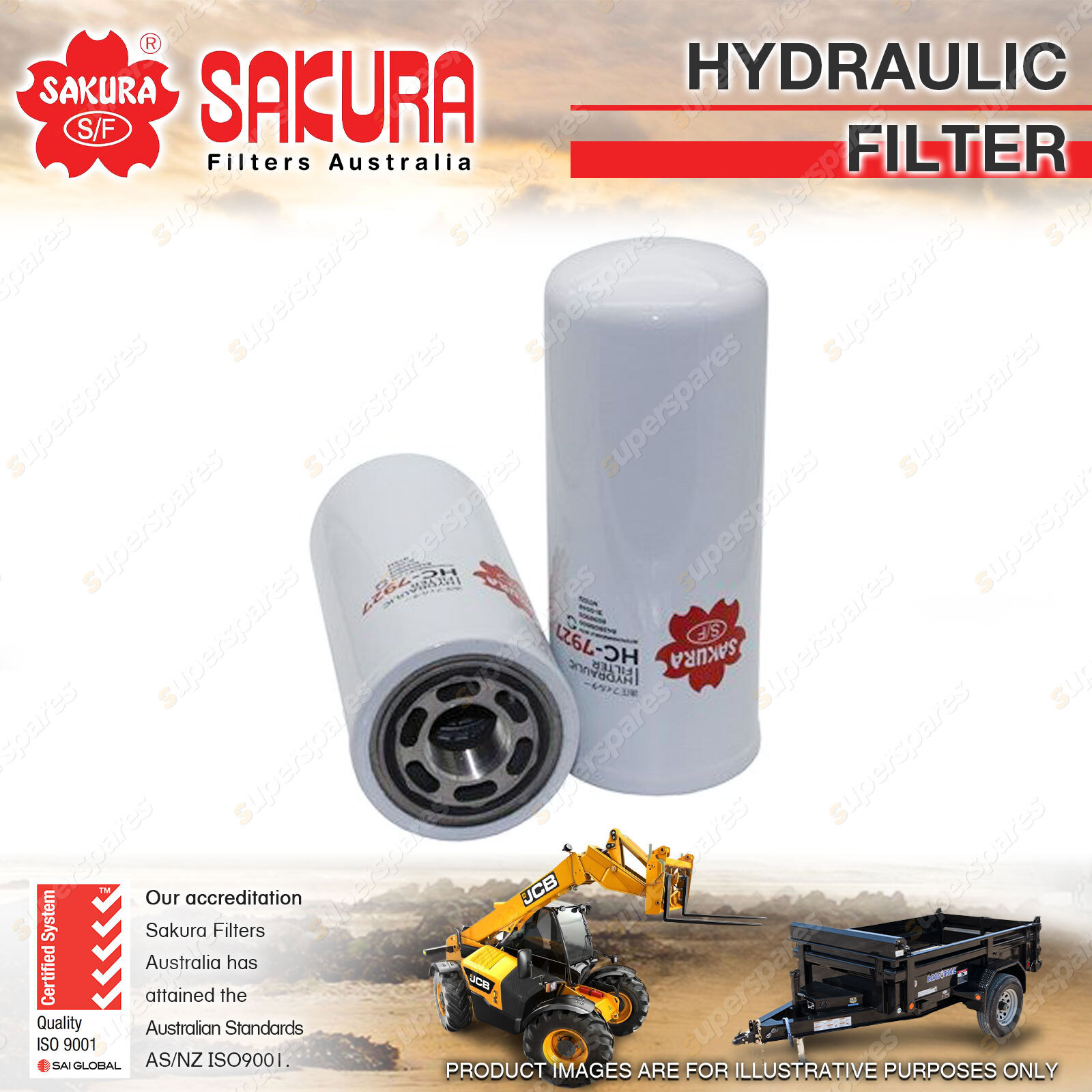 Sakura Hydraulic Oil Filter for Versatile 256 276 846 3.9L 10.0L ...