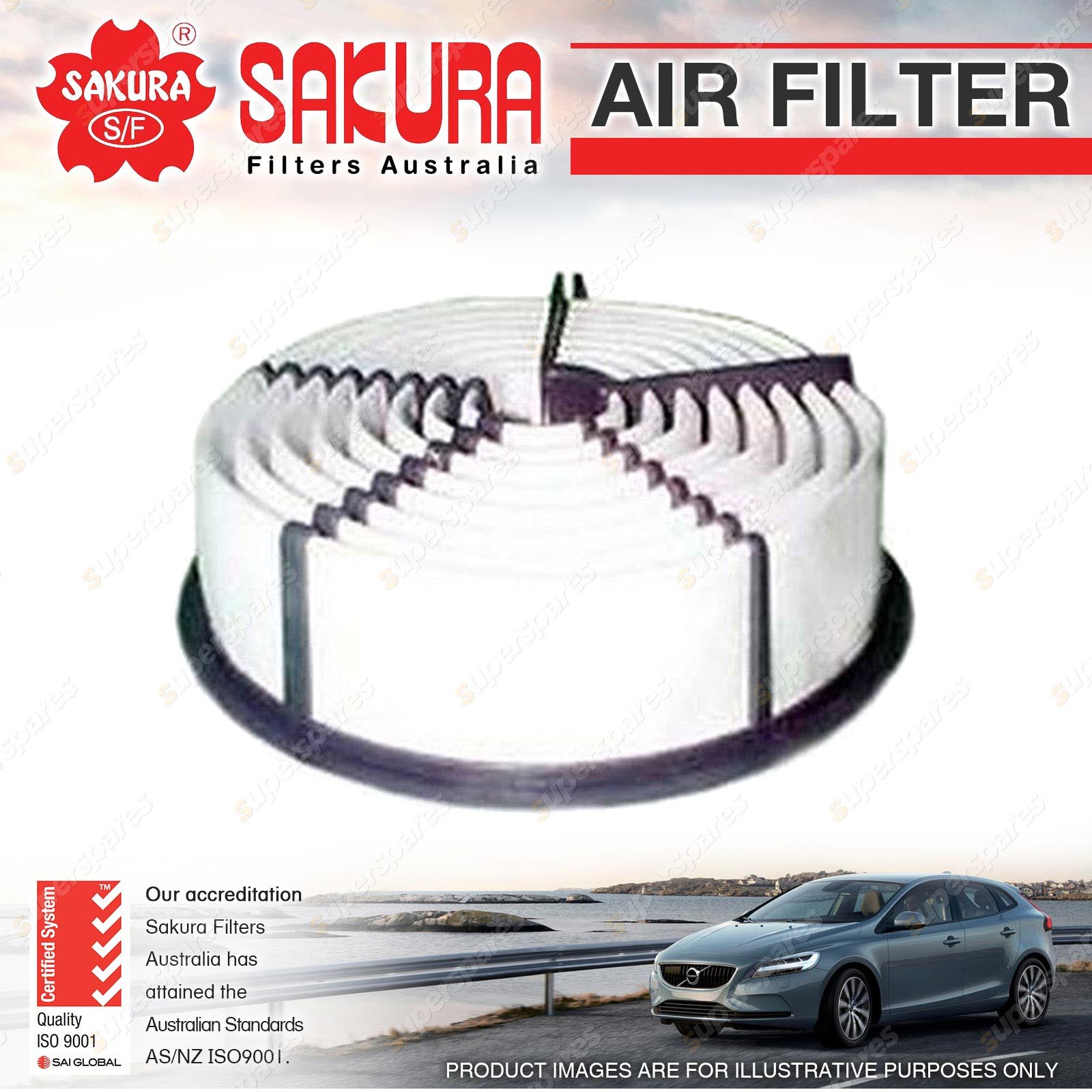 Sakura Air Filter for Toyota Hilux VZN130 Soarer MZ20 MZ21 Supra MA70 MA71