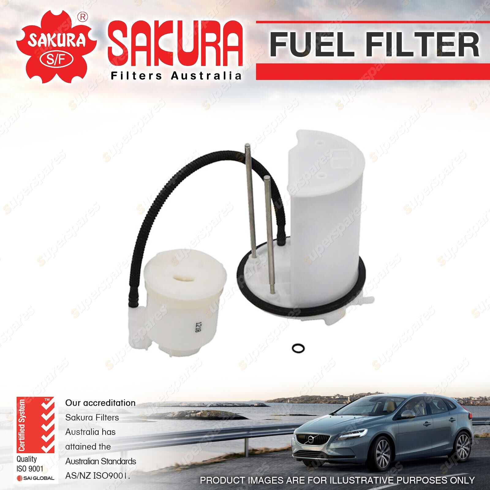 Sakura Fuel Filter for Toyota Rav 4 ACA38R ASA44R ZSA42R ACA33 GSA33 01 ...