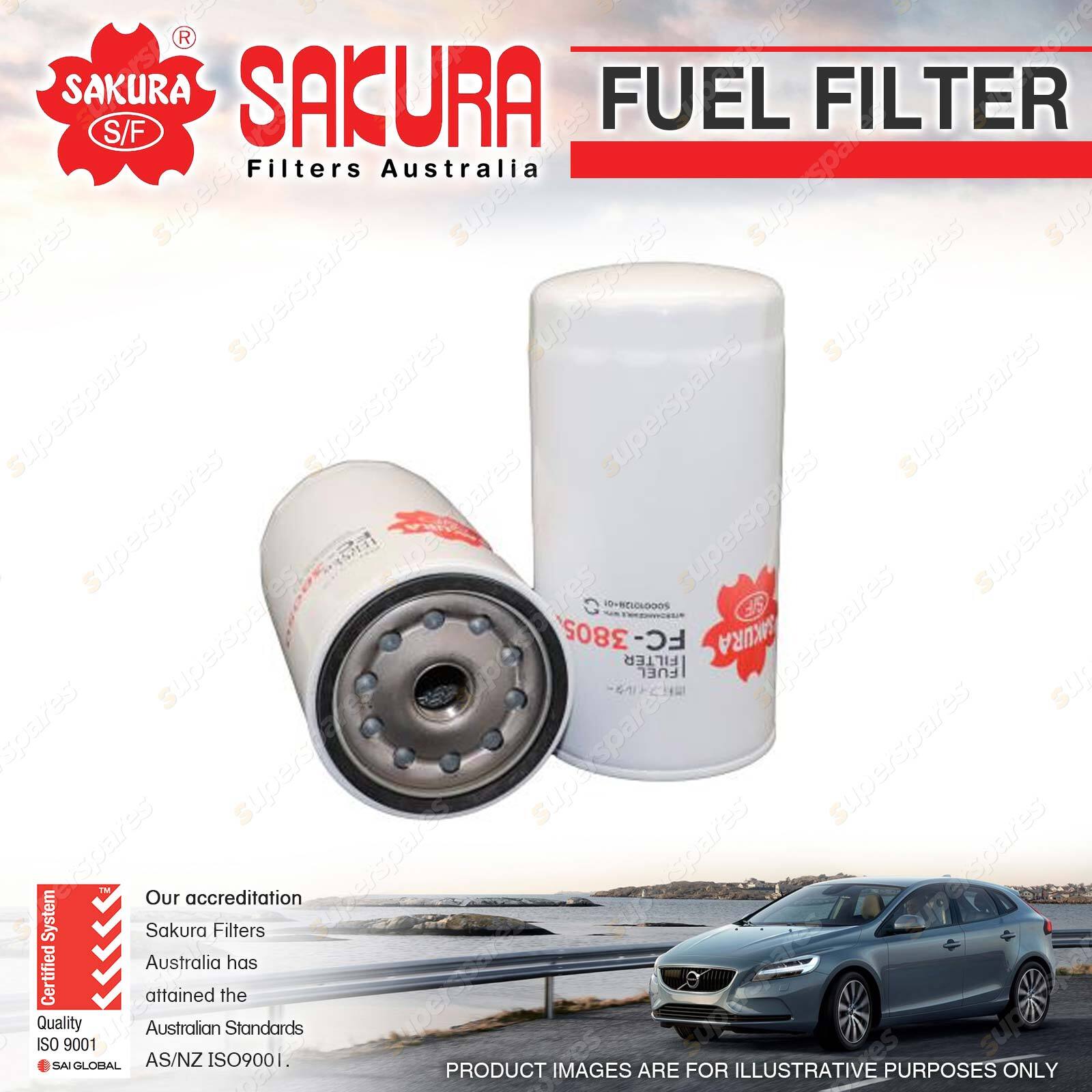 Sakura Spin-On Fuel Filter for SDE ENGINE G128 Height 210mm Outer ...