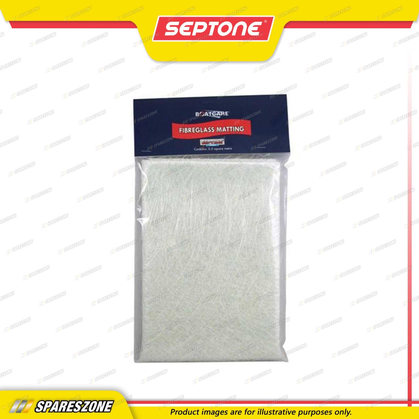1 x Septone Boatcare Fibreglass Matting 0.5m - Easy to Apply Light Weight