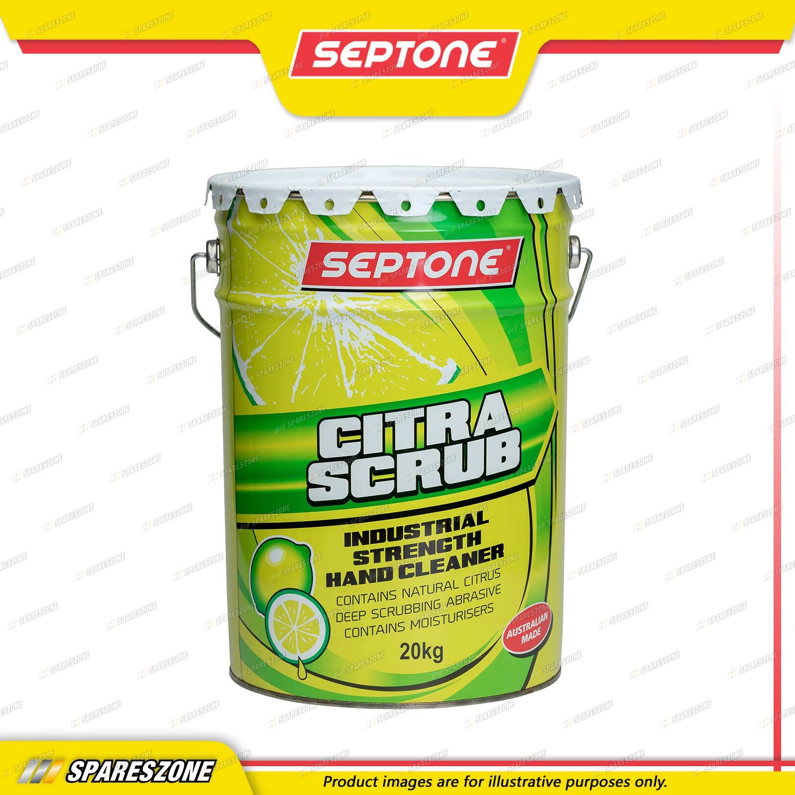 Septone Citra Scrub Hand Cleaner 20Kg - Removes Ingrained Dirt & Grime ...