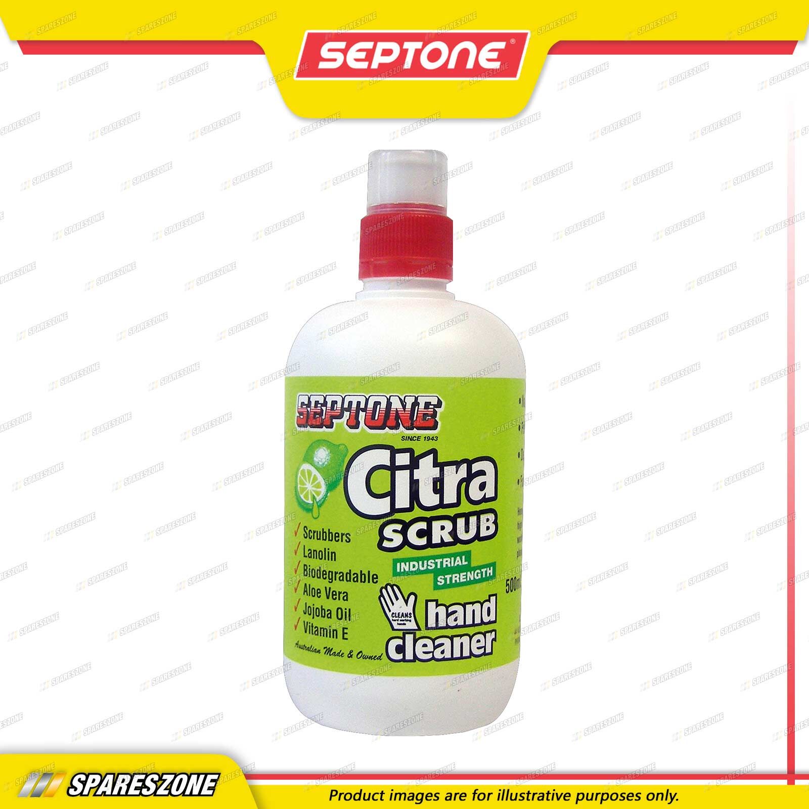Septone Citra Scrub Hand Cleaner 500ML - Contains Natural Scrubbers ...