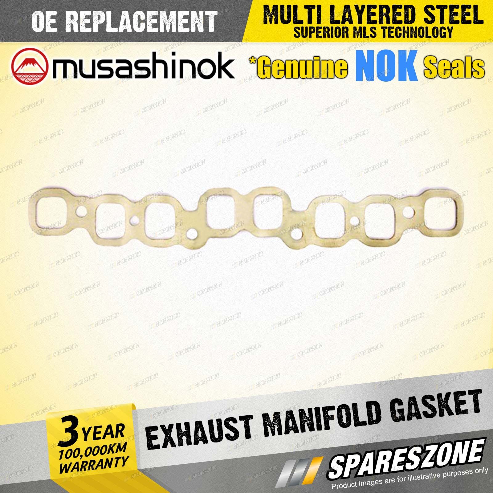 Exhaust Manifold Gasket for Toyota Hilux RN10R 13R 15R 16R HiAce RH 10 ...