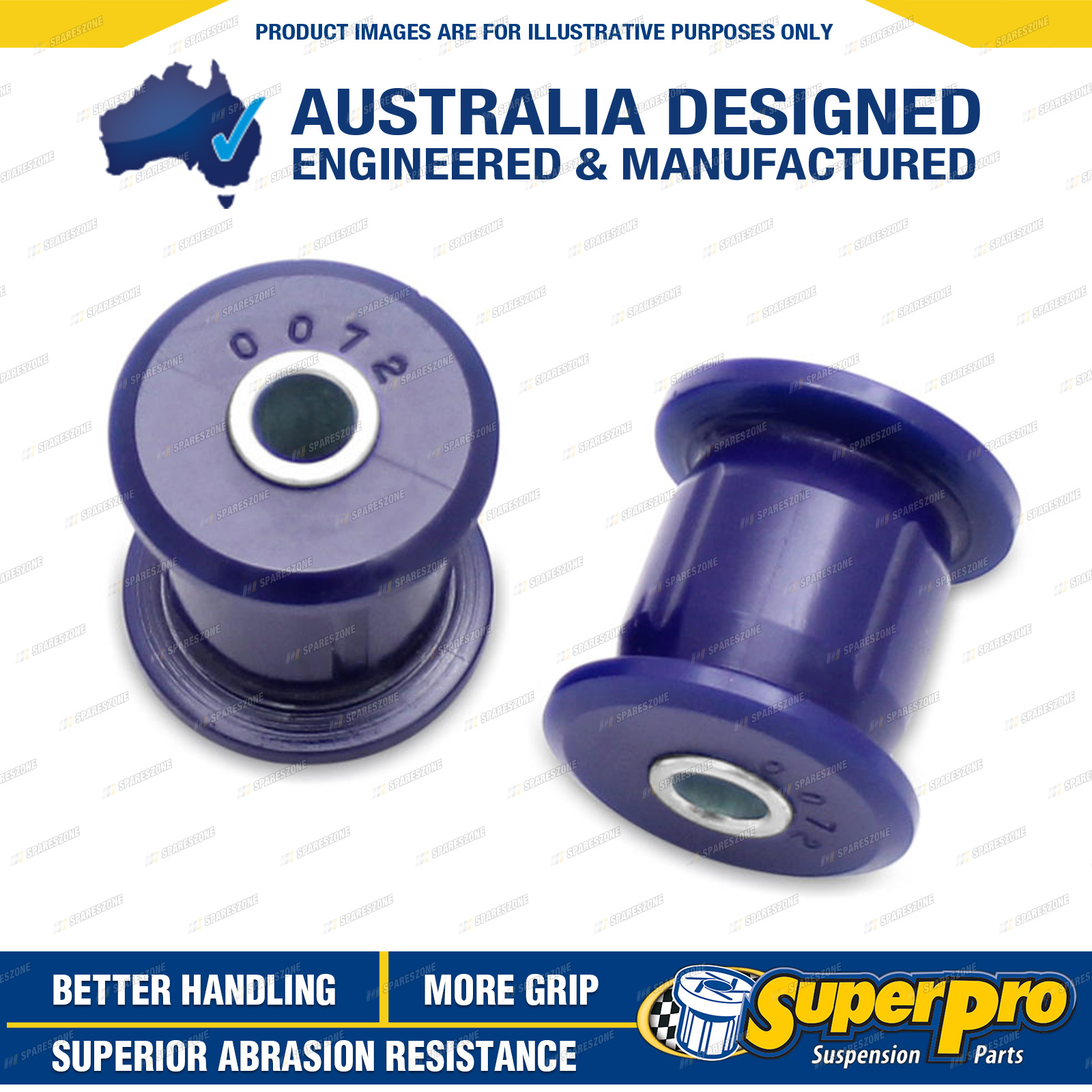 SuperPro Rear Trailing Arm Upper Bush Kit for Triumph TR 8 TR7-8 1976 ...