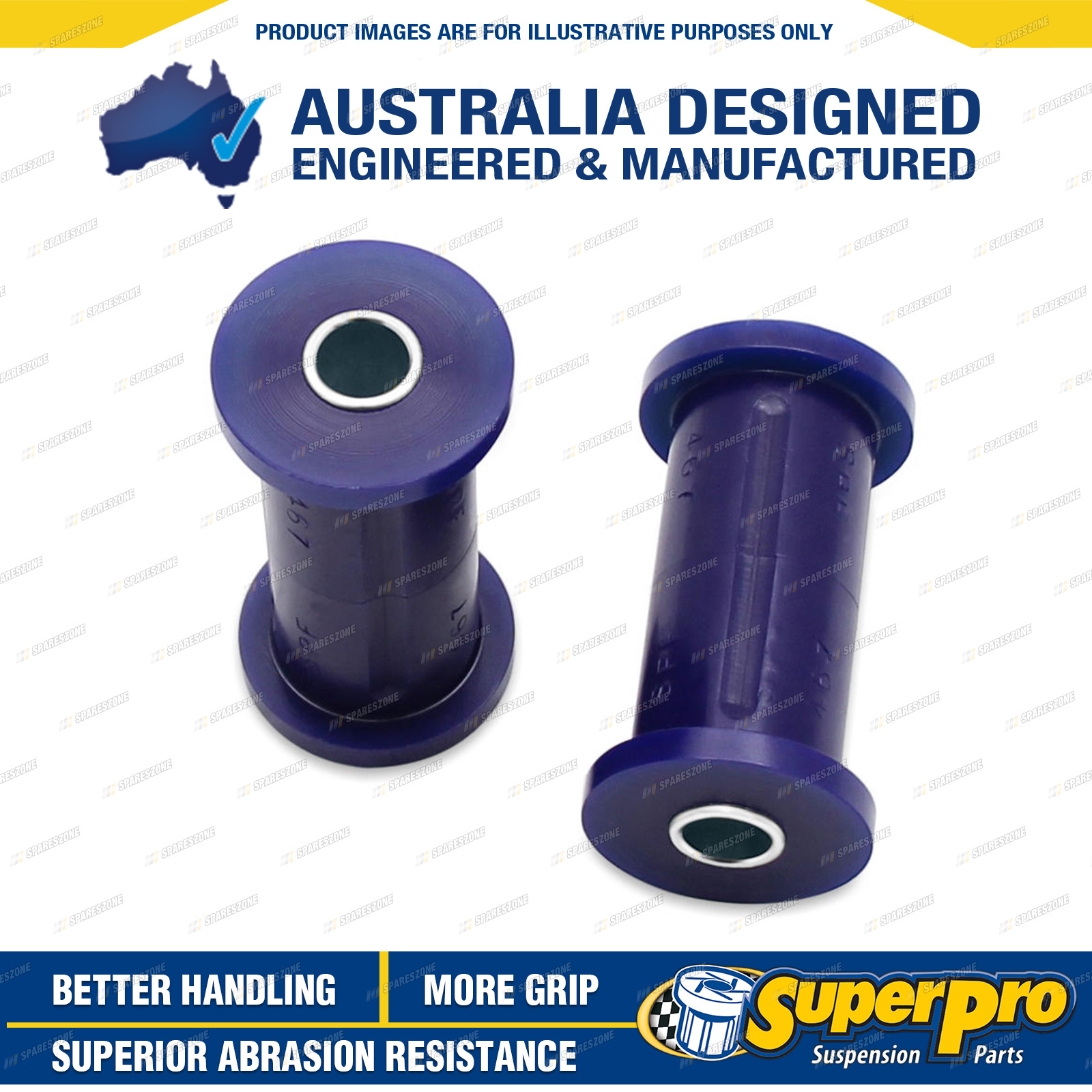 Rear Spring Bush Kit for Ford Ford F250 F100 F-150 F350 F-350 F450 Eye ...