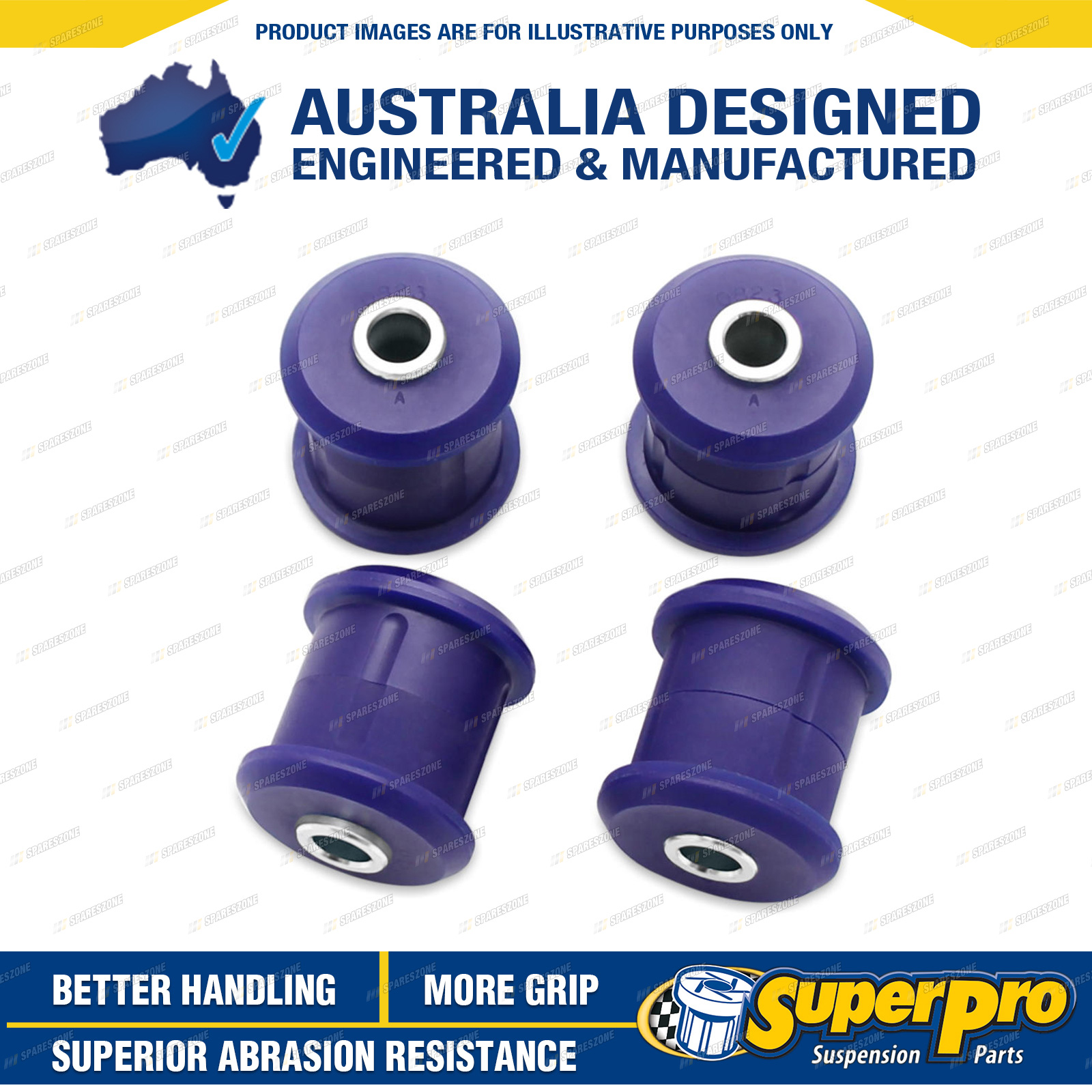 SuperPro Rear Trailing Arm Bush Kit for Toyota Corolla E80 E82 E90 E92 ...