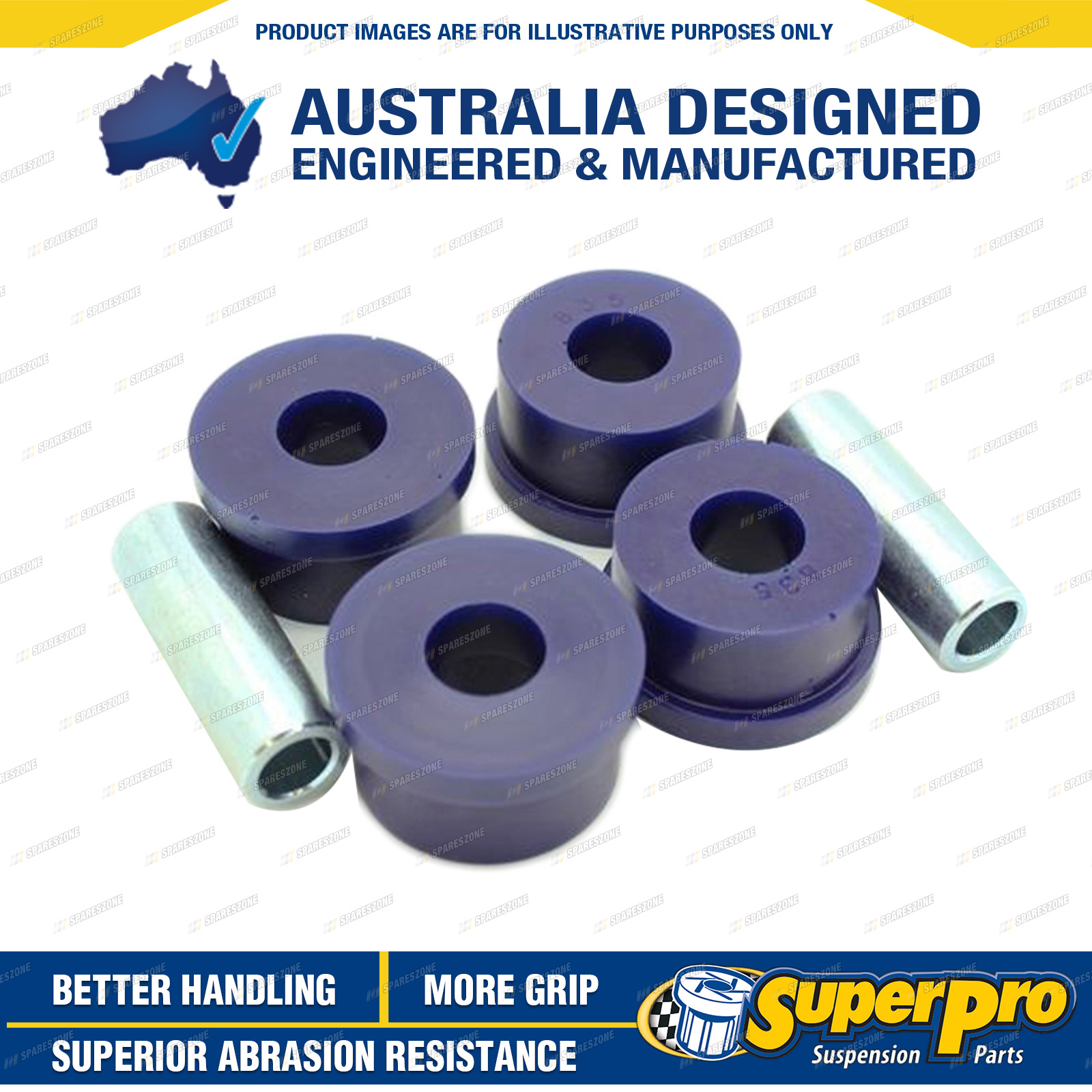 SuperPro Rear Trailing Arm Front Bush Kit for Nissan X-Trail T30 2002-2007 - Superpro