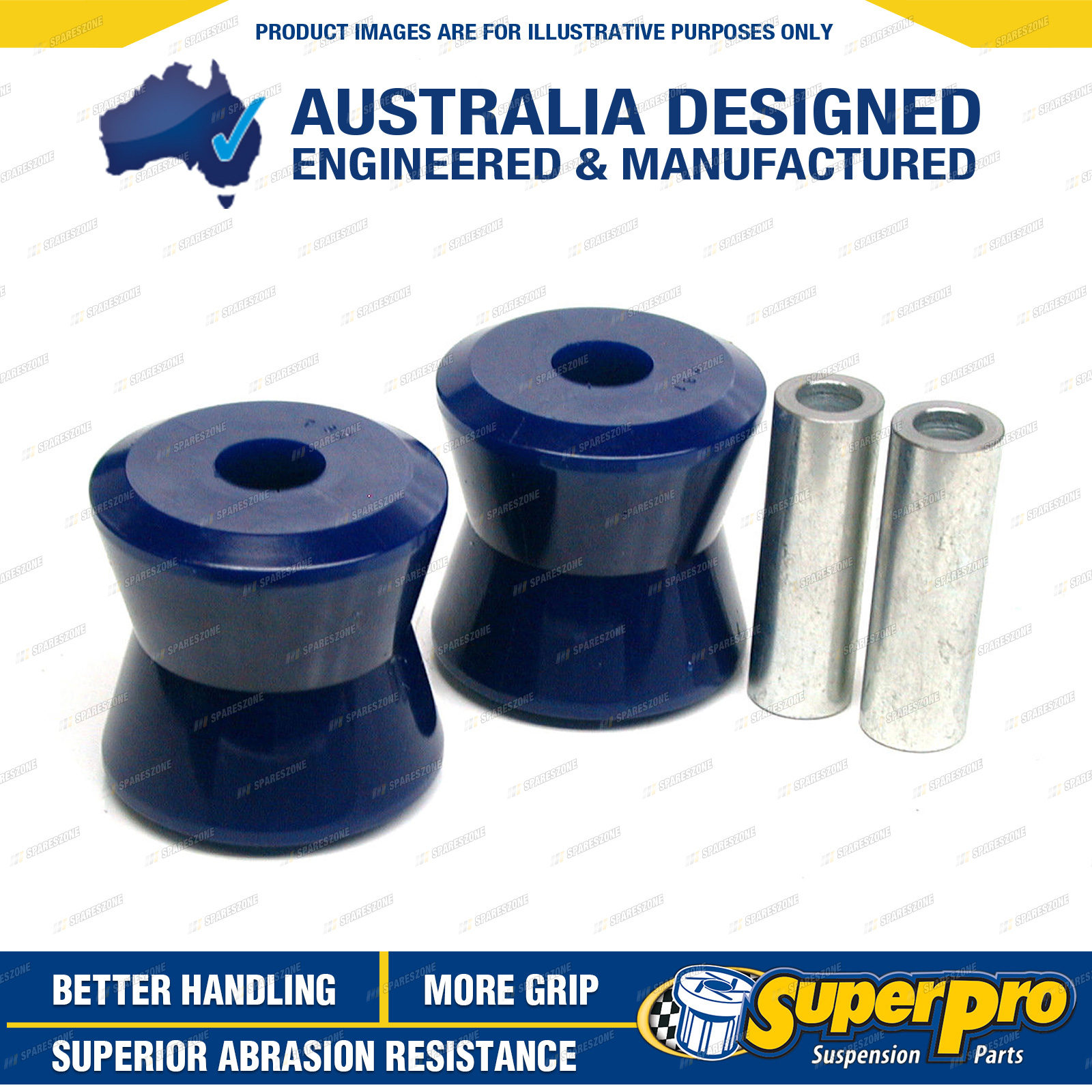 SuperPro Rear Trailing Arm Lower Front Bush Kit for Volvo 140 142 144 ...