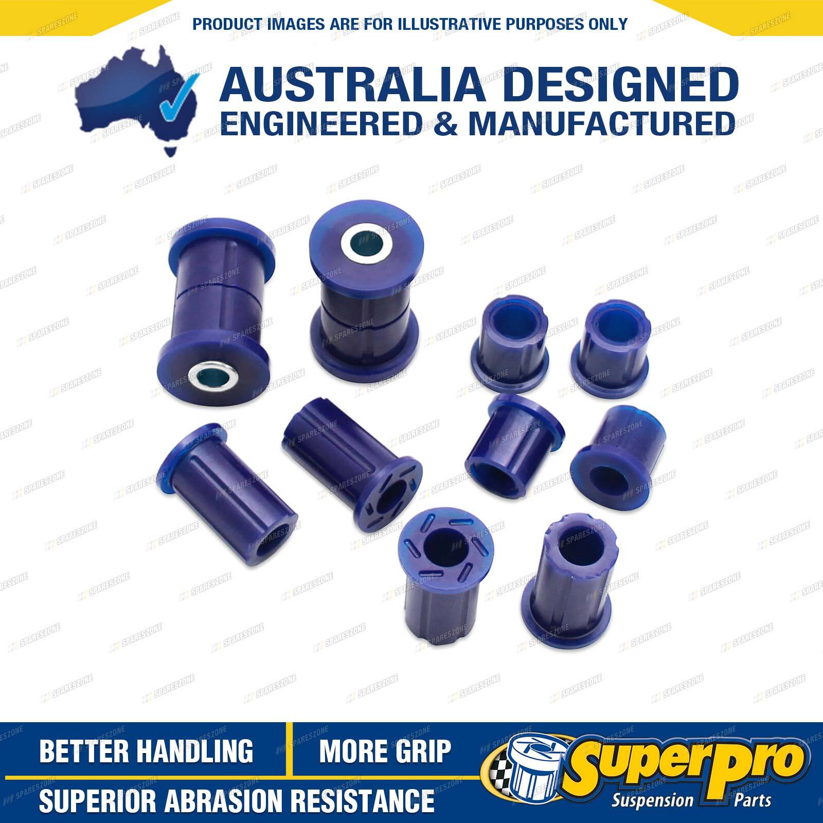 Rear SuperPro Leaf Spring Bush Kit for Isuzu D-Max TF RG01 2020-on 4WD ...
