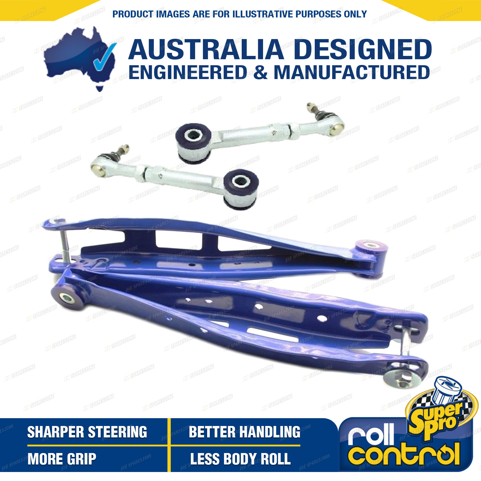 Rear Control Arm Lower Adjustable Toe Control Arm Kit for Subaru Levorg ...