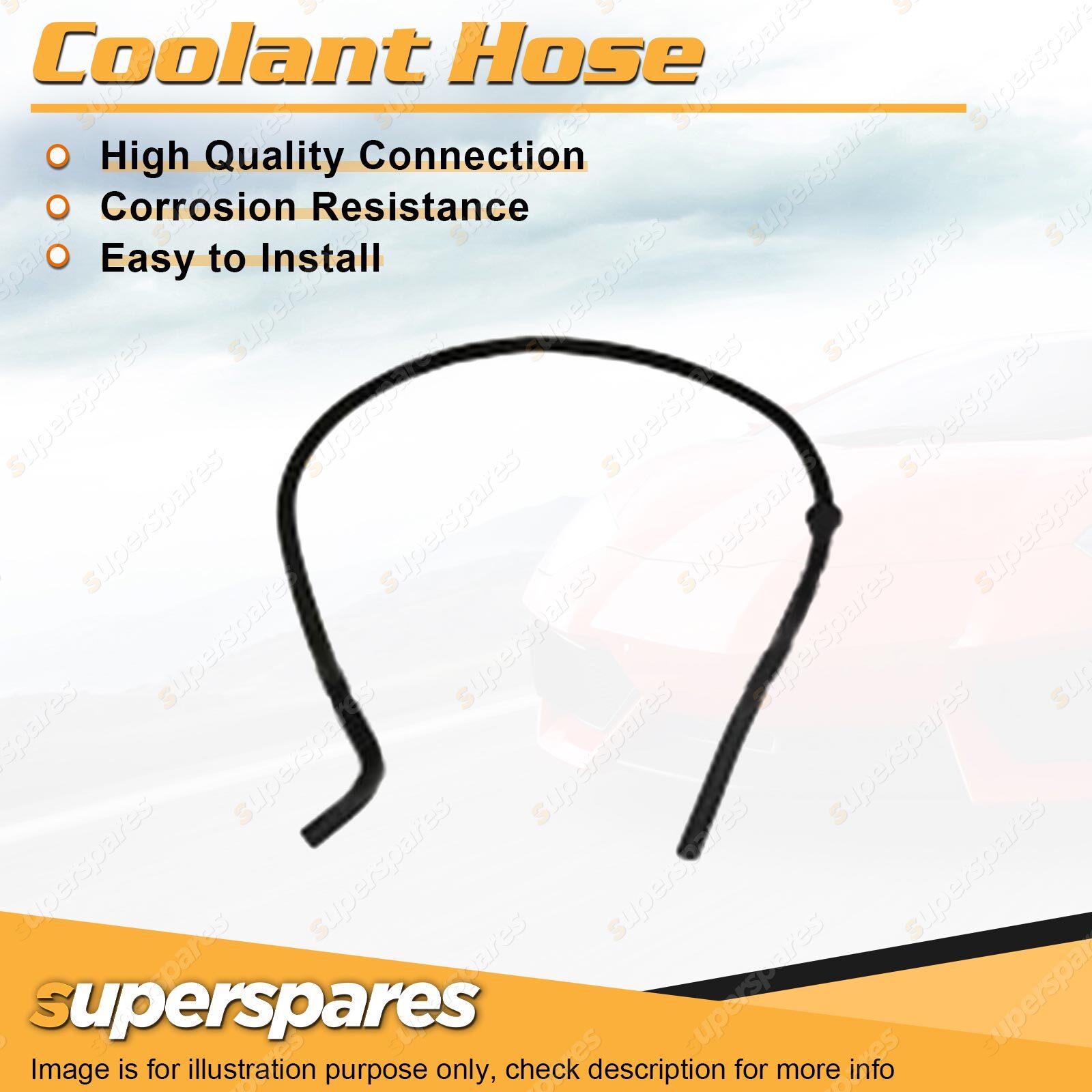 1 x Coolant Filler to Tank Hose 7 x 1040mm for Holden Commodore VZ ...