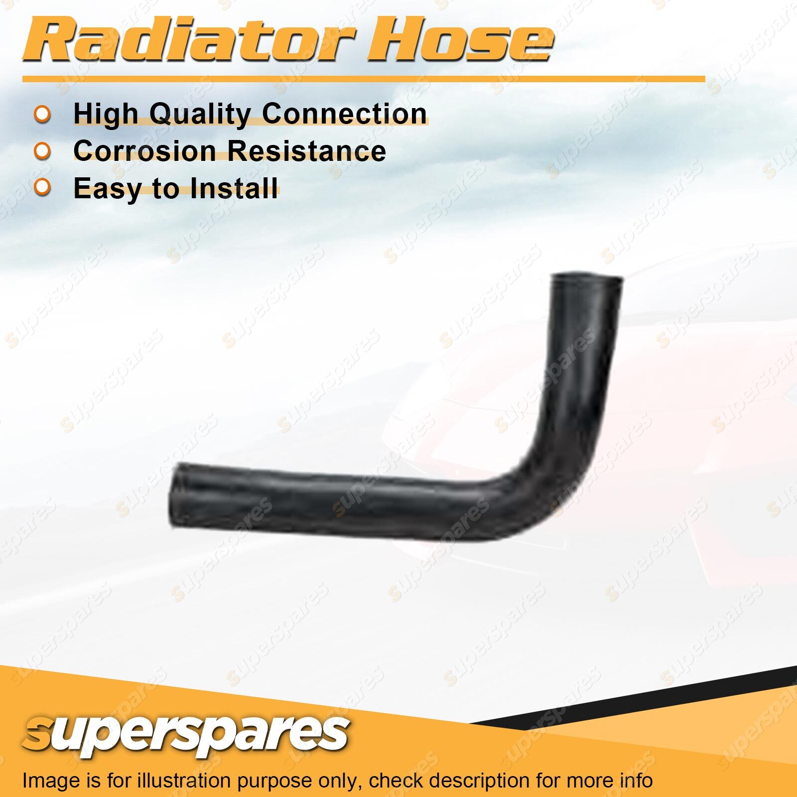 Upper Radiator Hose 53/55 x 600mm for Nissan UD CPB 12 14 NE6T 7.4L ...
