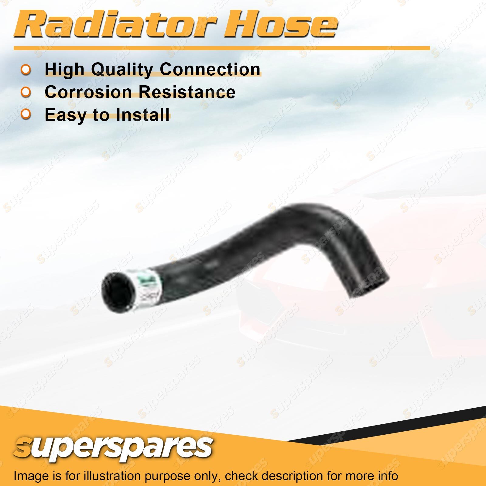 1 x Lower Radiator Hose 36 x 360mm for Holden HD HR Torana LC LH LJ ...