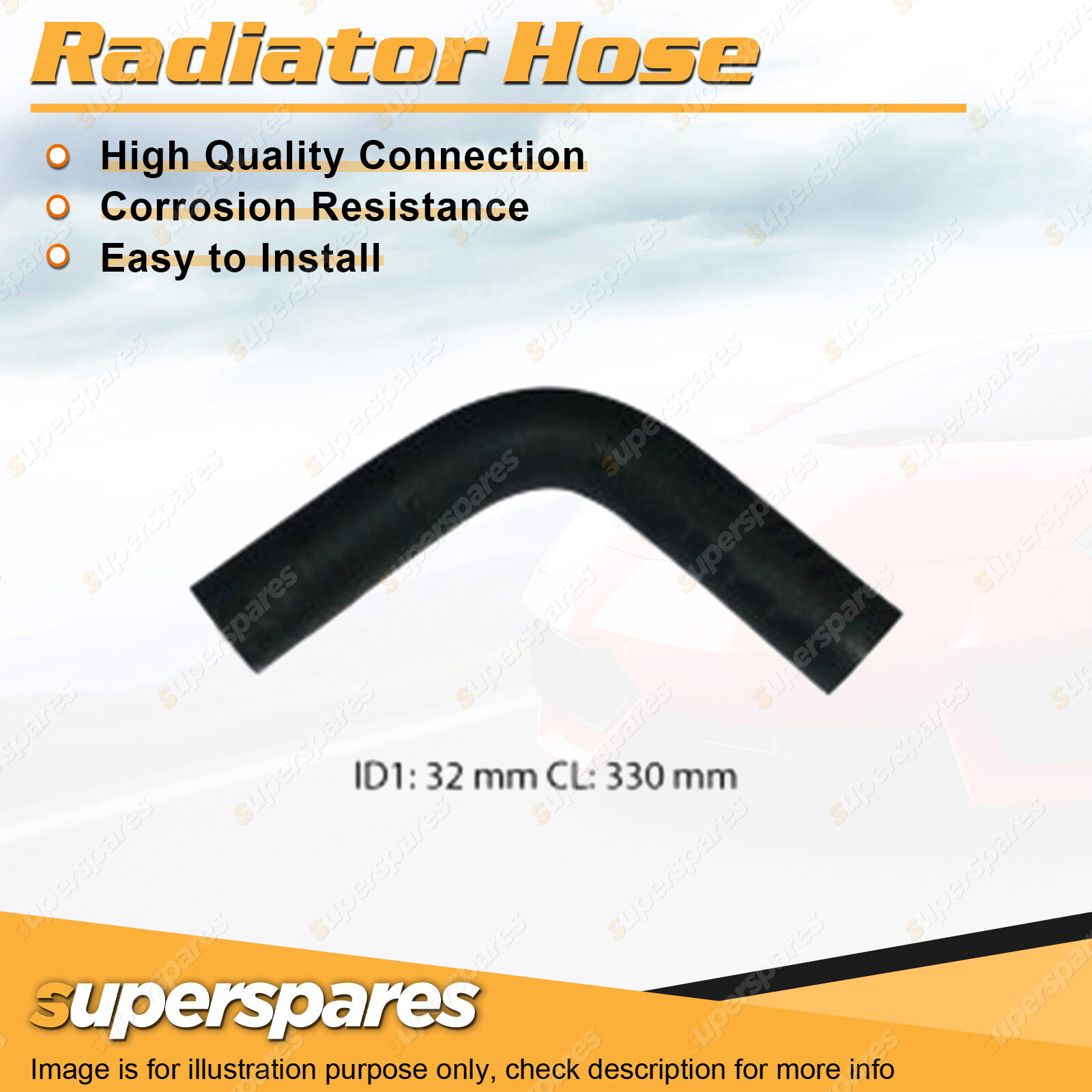 Upper Radiator Hose for Toyota Corona RT100 RT116 TT141 T18 TE72 330mm ...