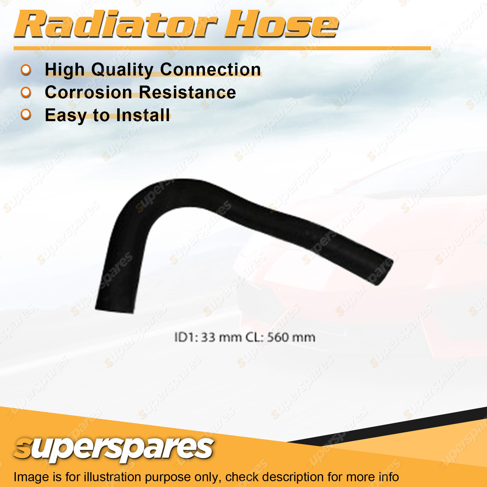 Superspares Lower Radiator Hose for Mitsubishi L300 Express SC SD SE ...