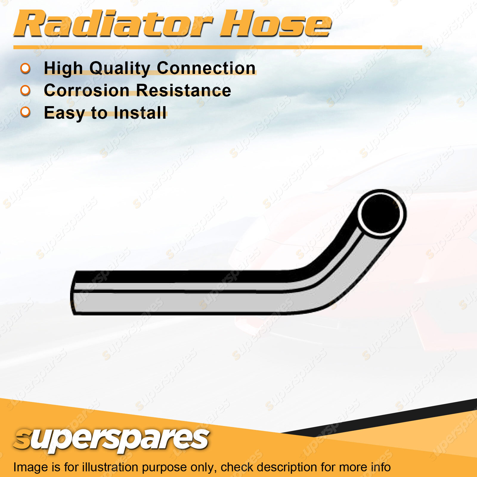 Upper Radiator Hose for International Acco 1730 1830 1930 6-354 Perkins ...