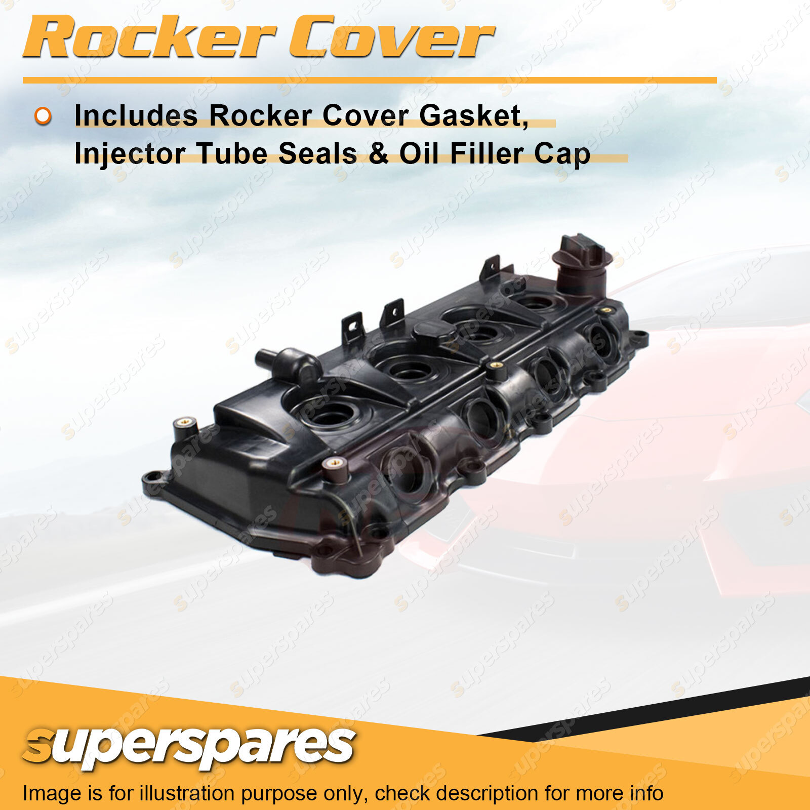 Valve Rocker Cover for Nissan Navara D40 Pathfinder R51 2.5L From 1/10 ...