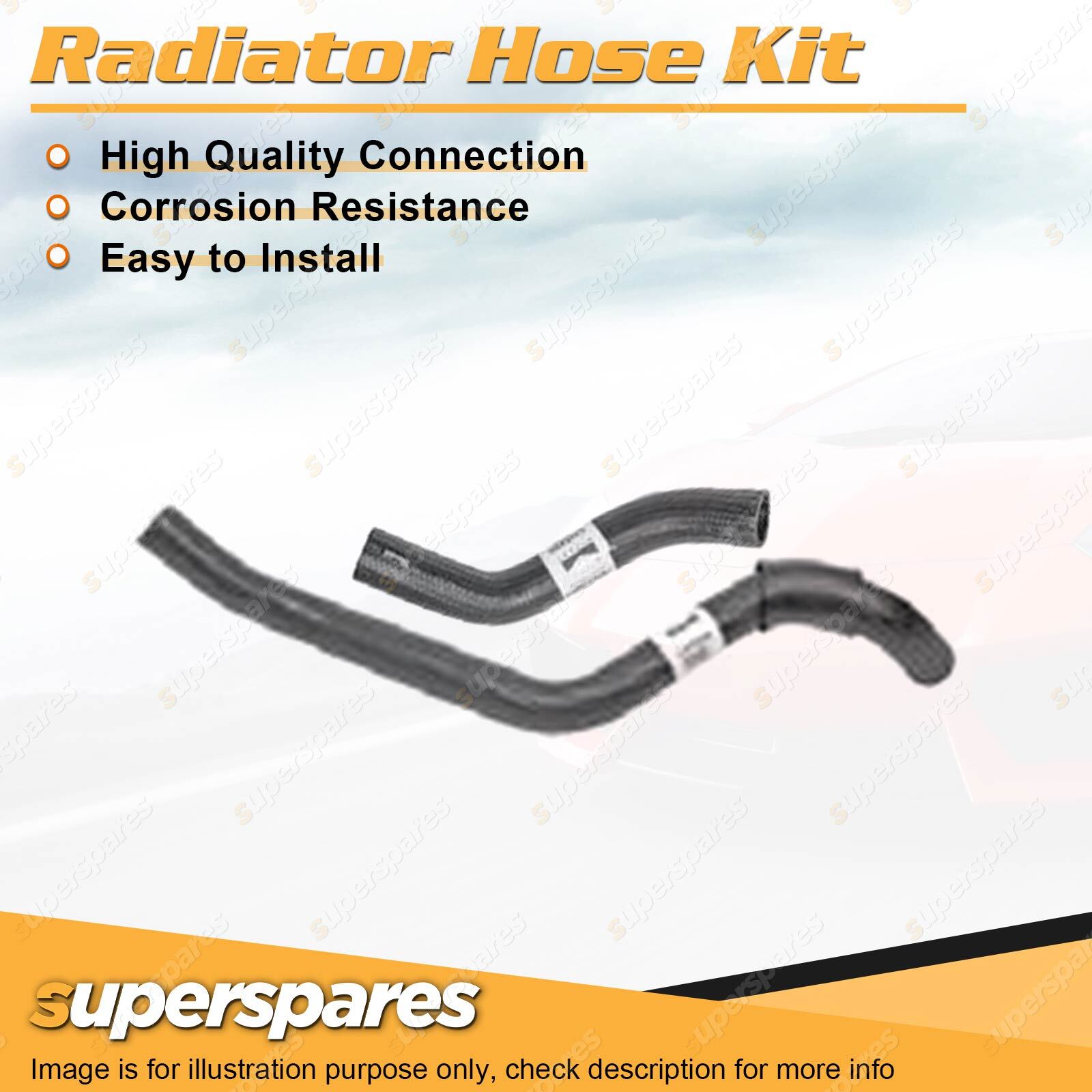 Upper+Lower Radiator Hose Kit for Holden Captiva CG 2.0L Z20S1 DTFI ...