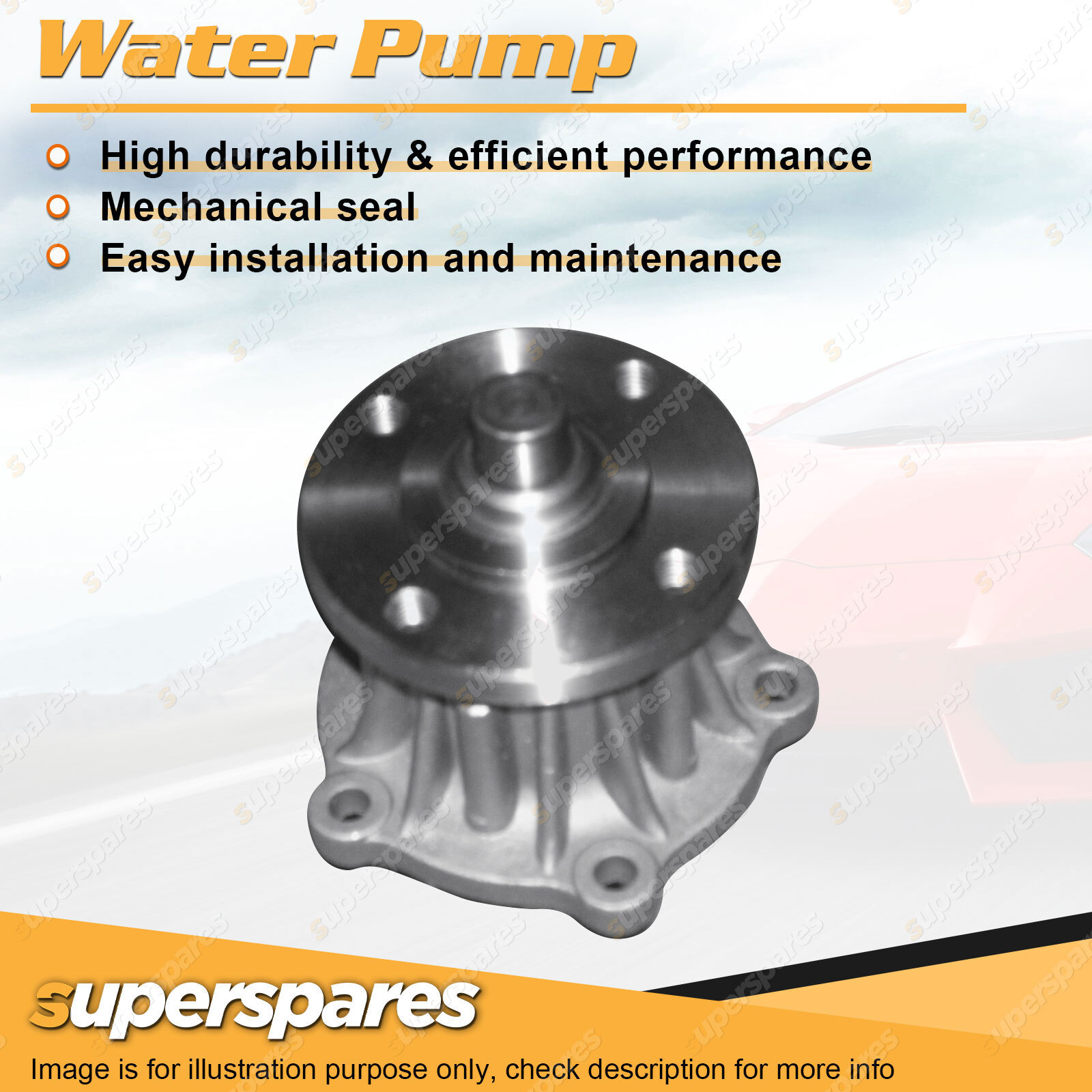 Water Pump for Toyota Cressida MX62 MX73 Crown MS112 MX123 Supra Ma61 2 ...