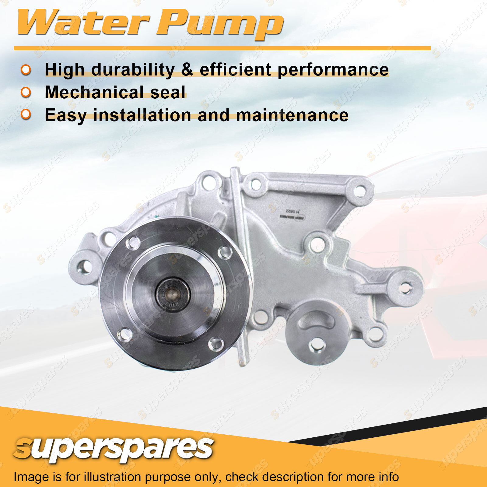 Water Pump for Suzuki Alto SH410 Carry GA413 Sierra SJ413 Swift SF310 ...
