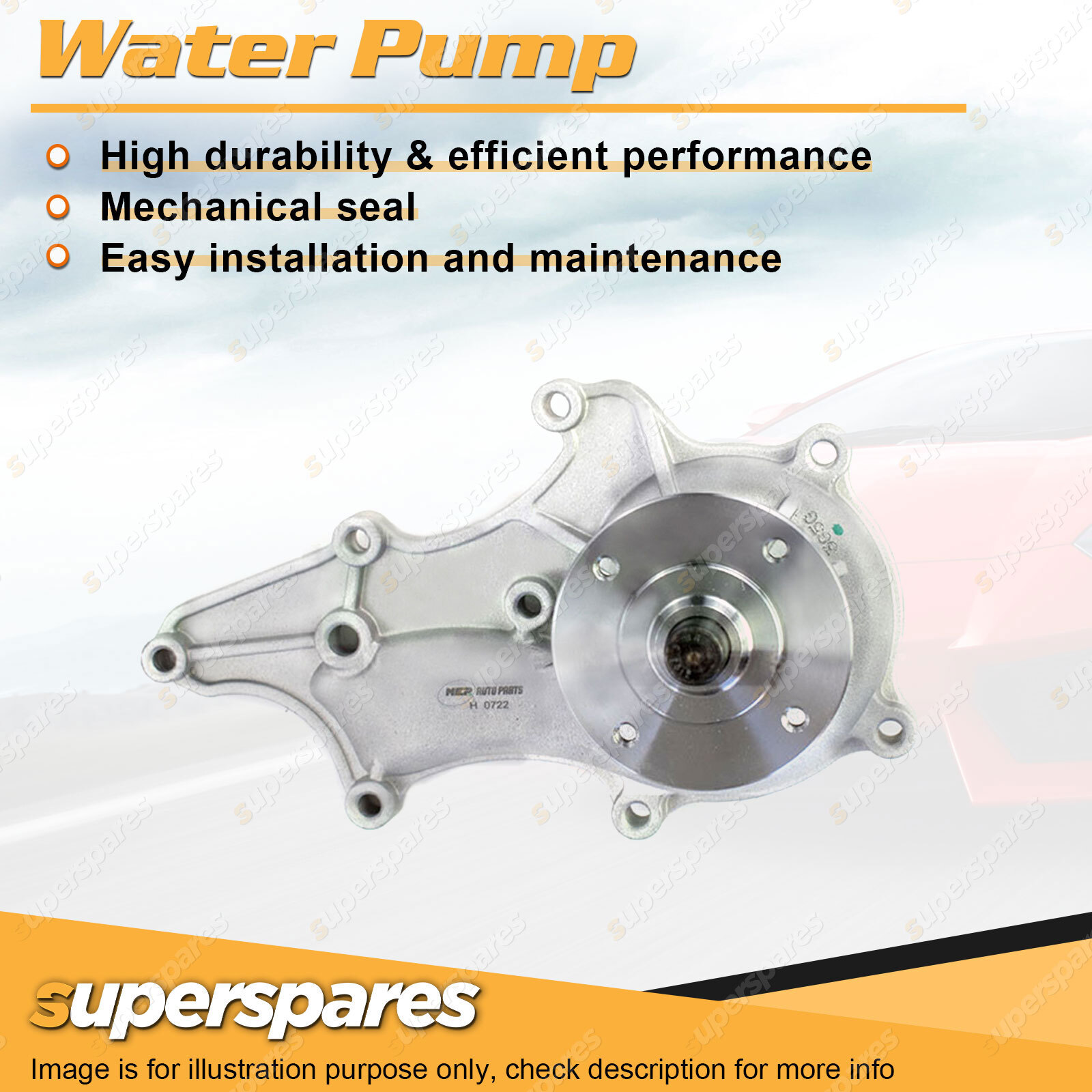 Water Pump for Toyota 4 Runner Bundera Celica Coaster Corona Hilux ...