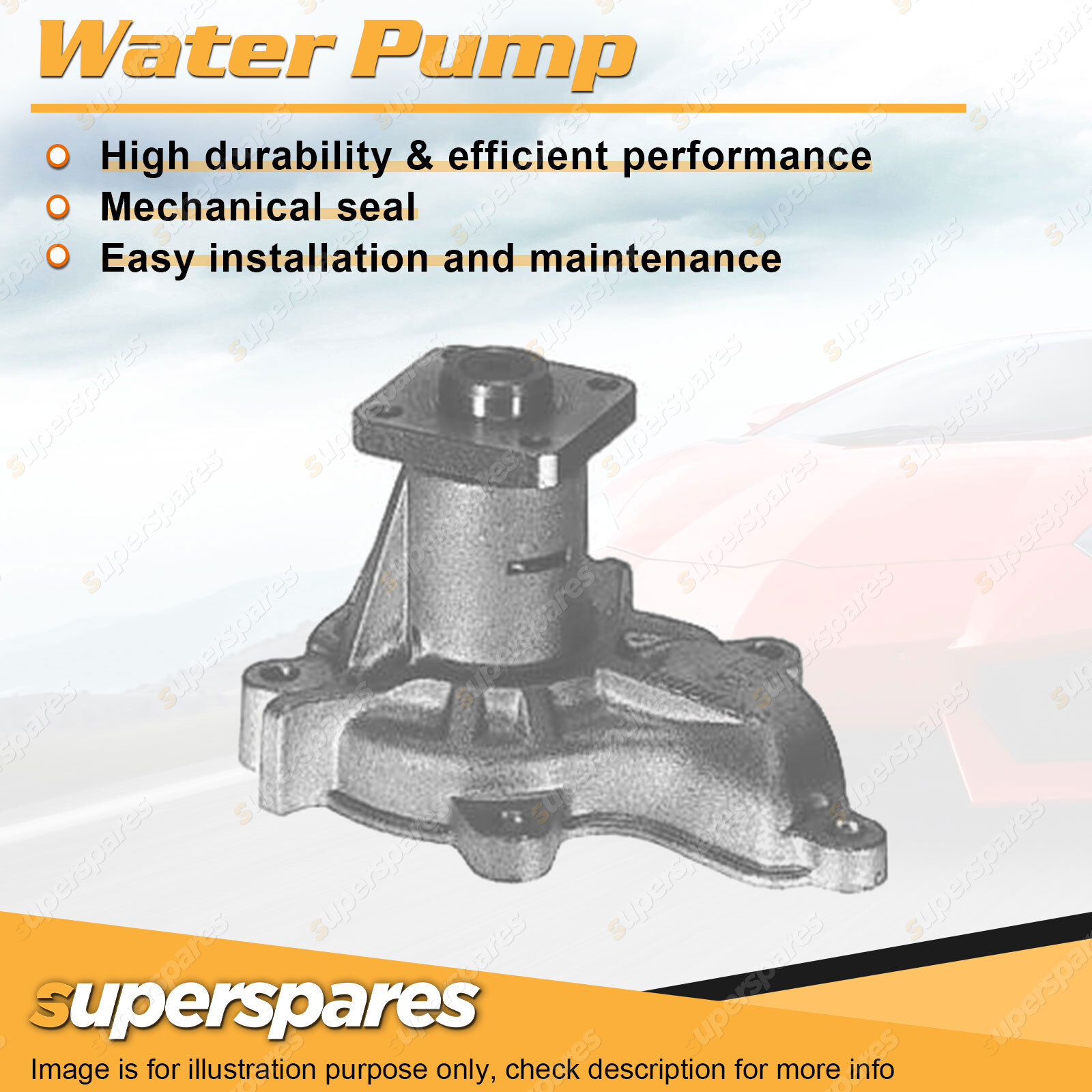 Water Pump for Nissan 180SX S13 Bluebird 910 Series 3 Pintara R31 U12 1 ...