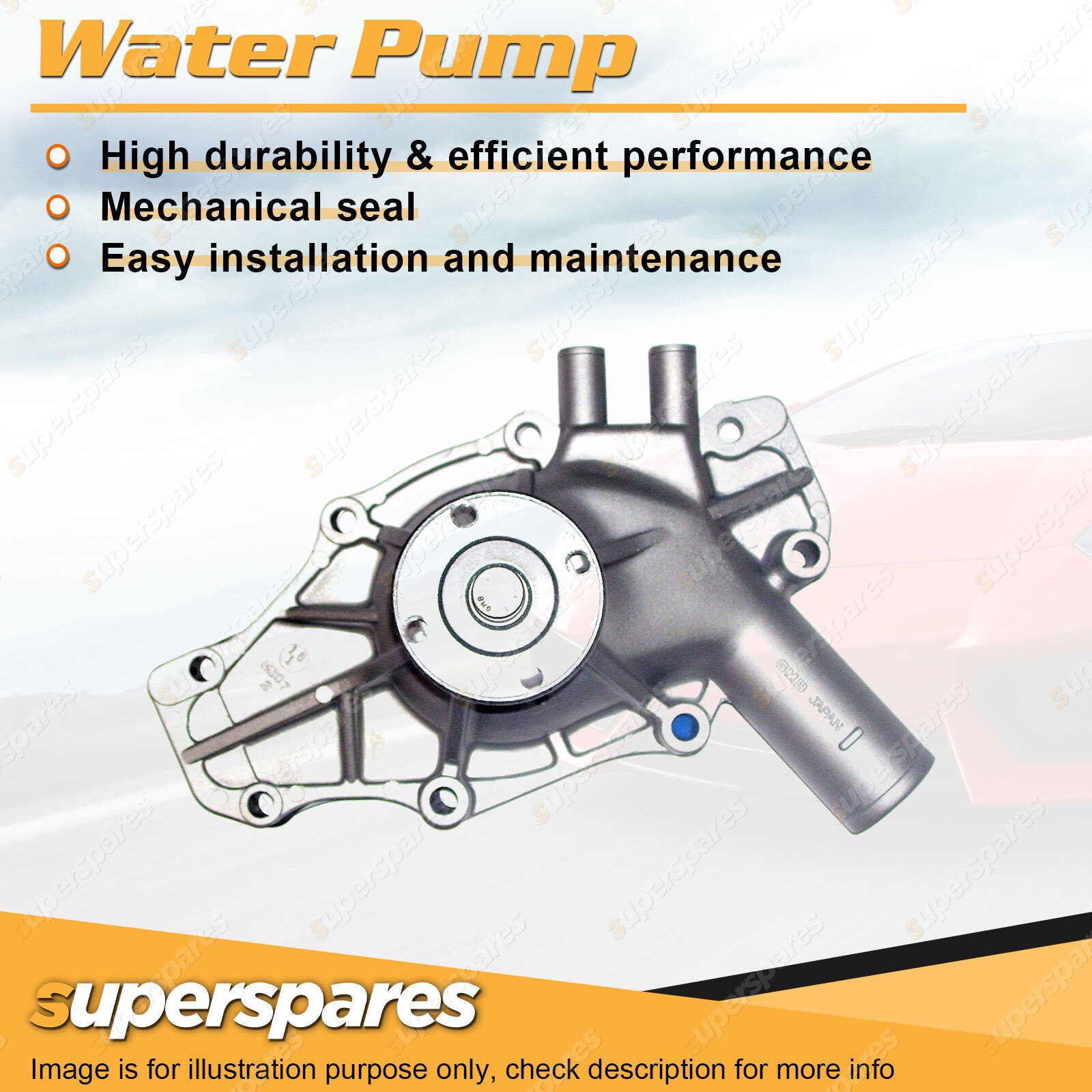 Water Pump for Holden Kingswood One Tonner WB Panel Statesman VR VS WB ...