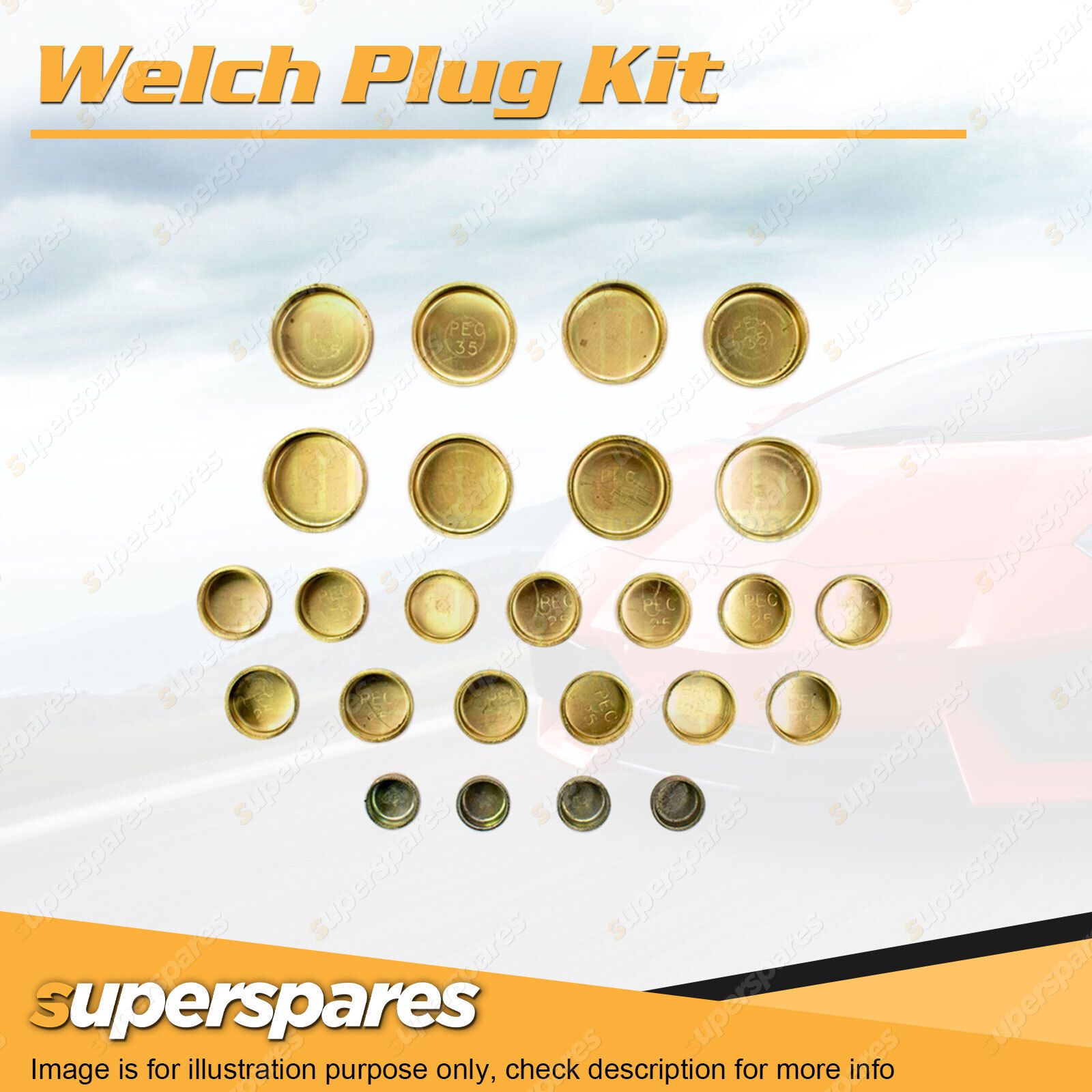 Welch Welsh Plug Kit for Toyota Landcruiser VDJ VDJL 76R 78R 79R 200R 4 ...