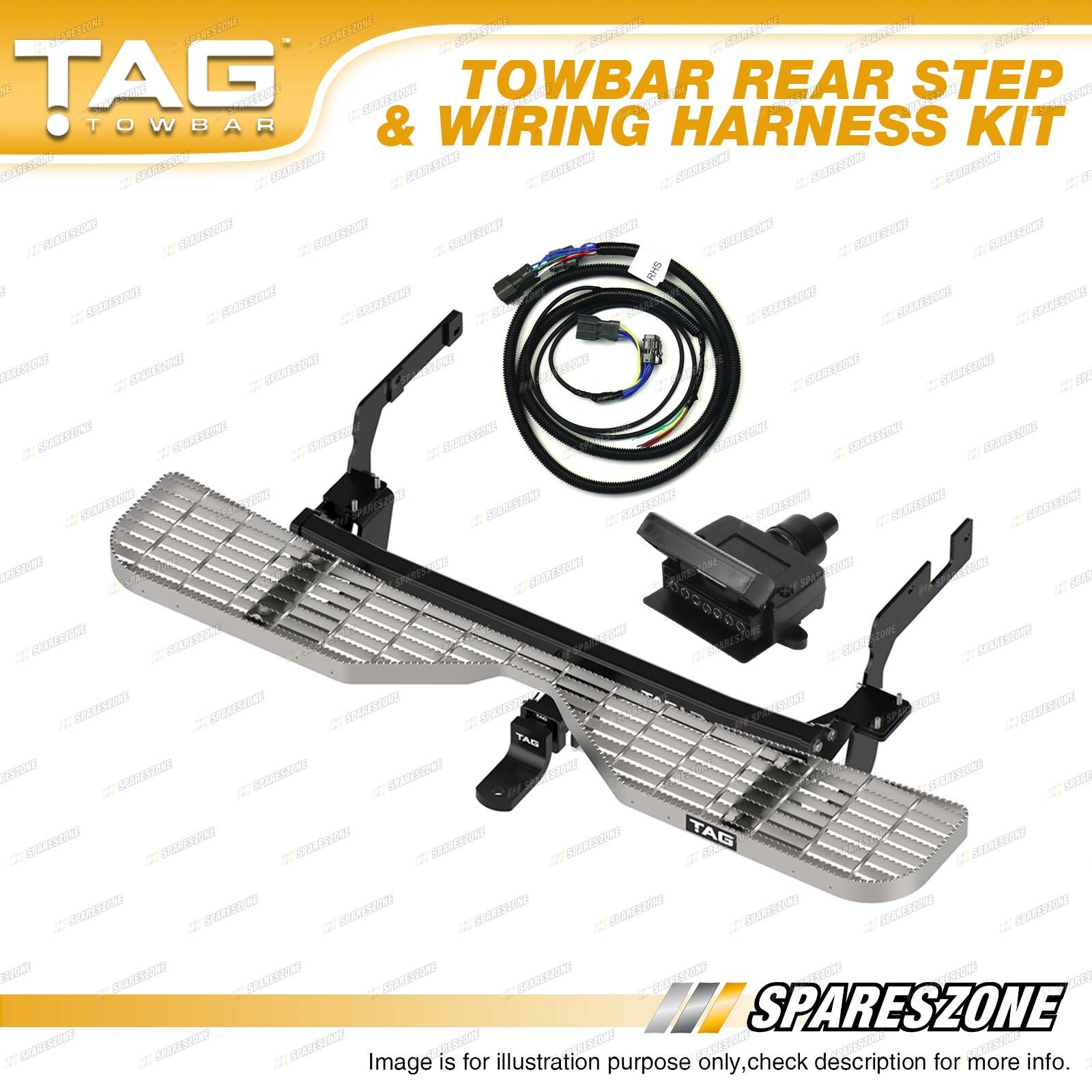 TAG Rear Step & Towbar Kit for Hyundai iLoad TQ D4CB G4KC G4KG 4Cyl 2008-On