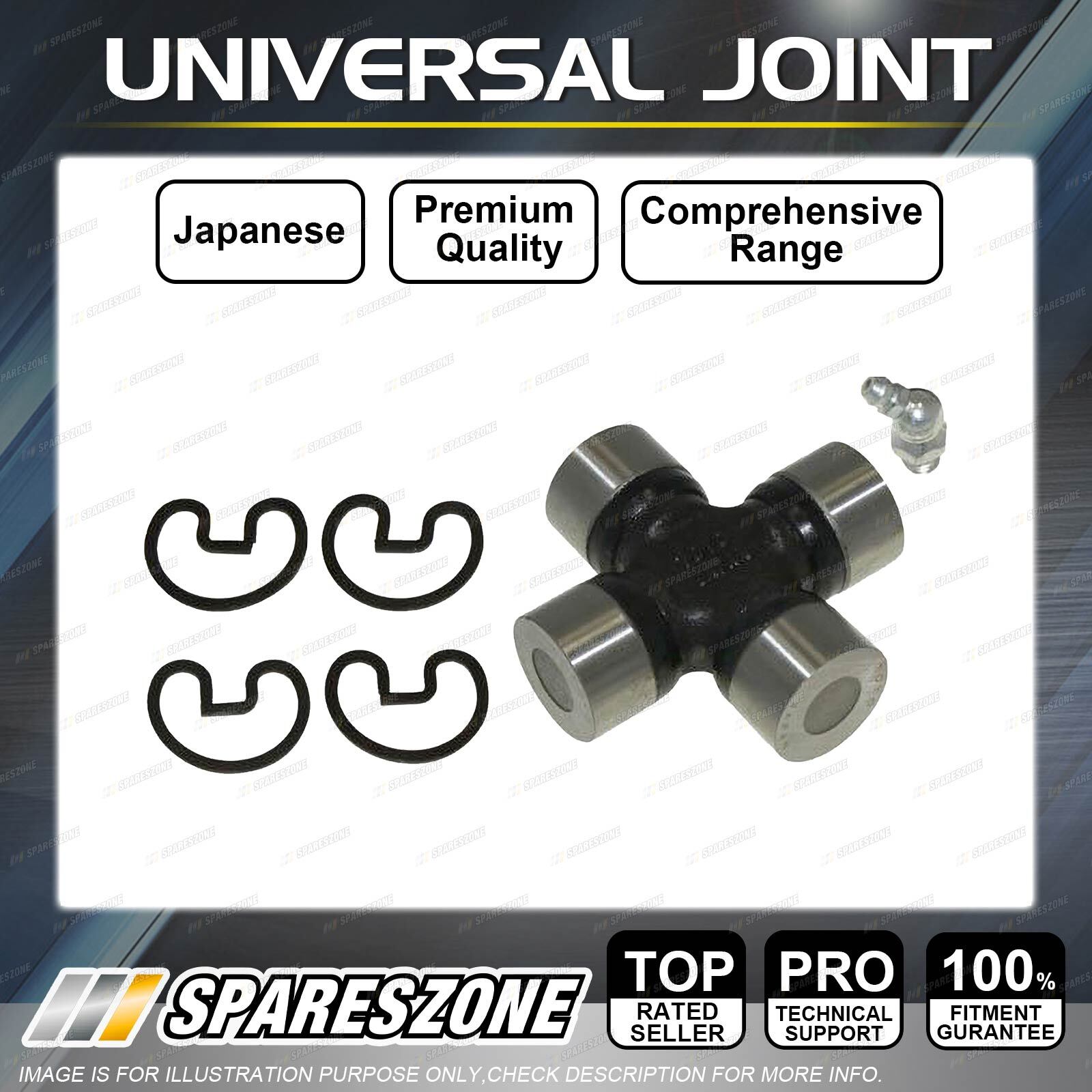 1 x Front JP Universal Joint for Toyota Coaster JU18 RU18 Dyna ...