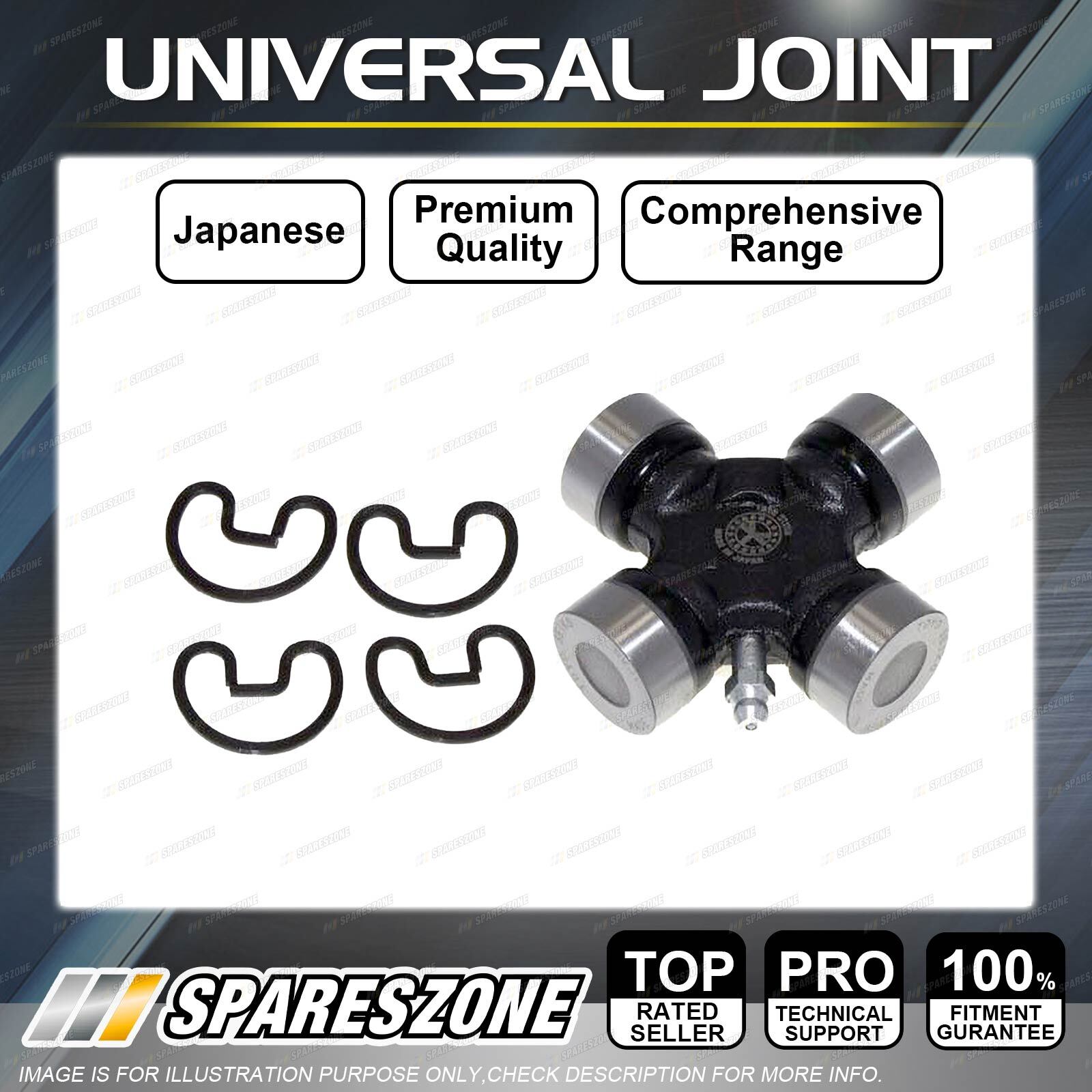 1 x Front Japanese Universal Joint for Jaguar XJ6 XJ12 XJS All Models ...