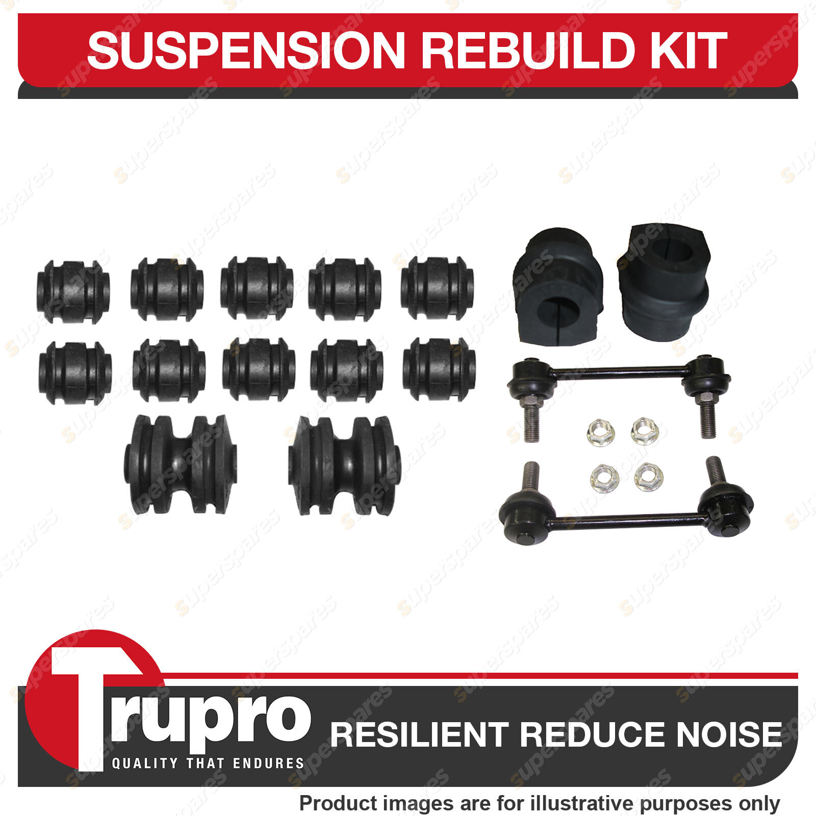 Rear Suspension Bushes Kit Complete for Toyota Landcruiser FJ FZJ HZJ ...