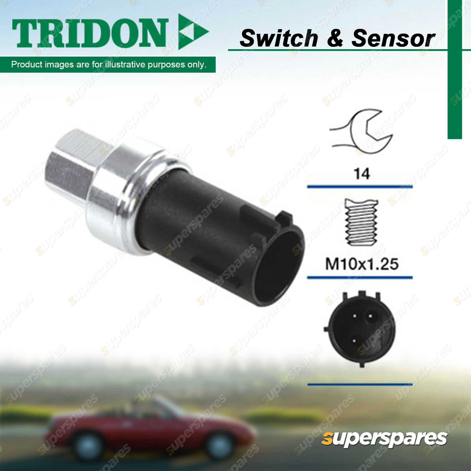 Tridon Air/C Pressure Switch for Ford Fairlane Falcon AU FG Focus Territory